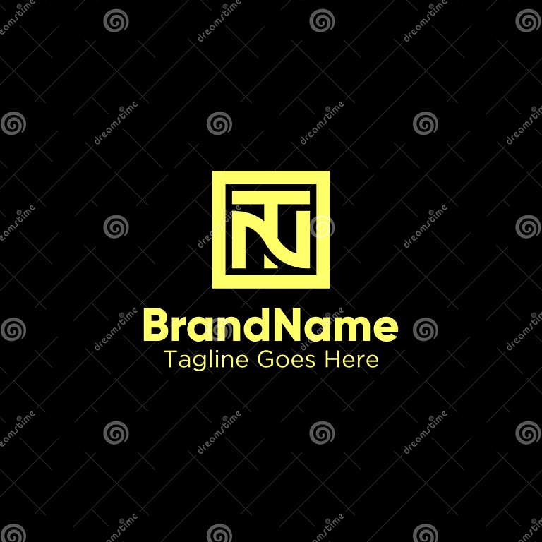 Letter Nt Logo Symbol Icon Vector Eps Stock Vector - Illustration of ...