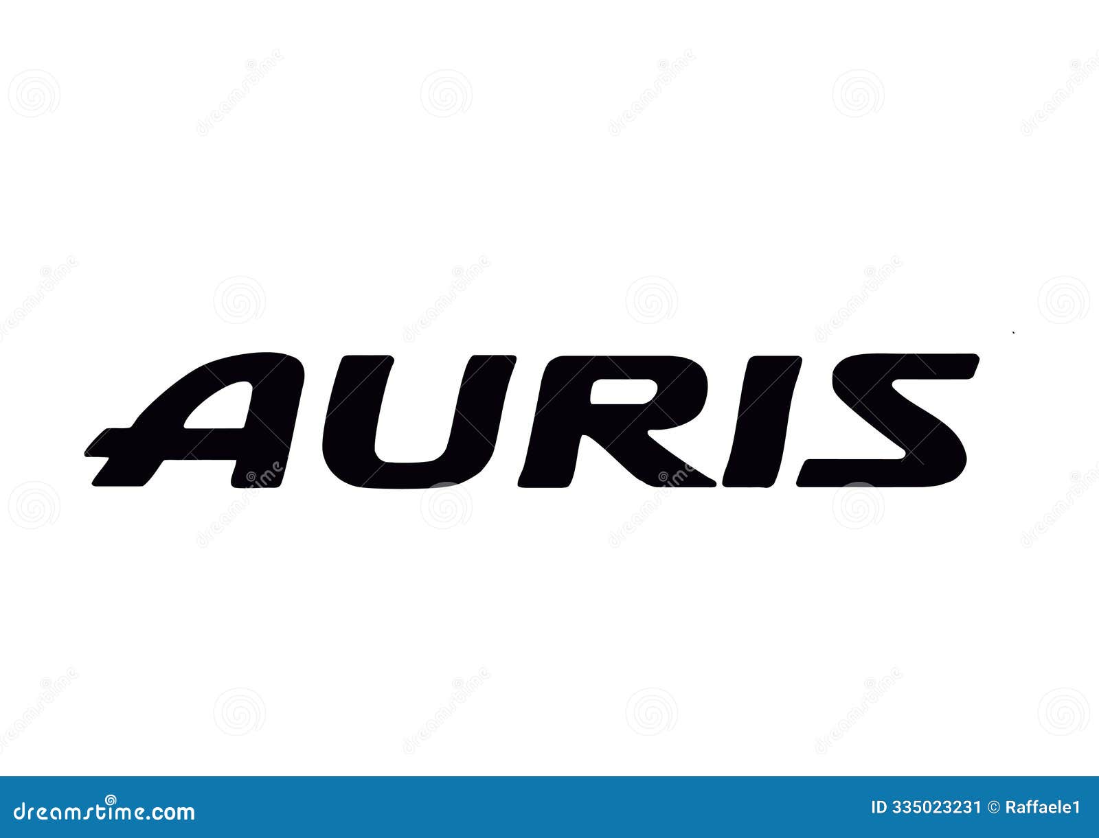 Logo Toyota Auris stock illustration. Illustration of format - 335023231