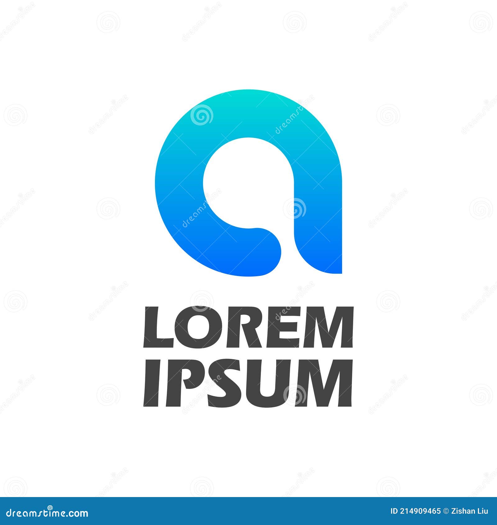 The Logo Transformed From The Letter A Can Be Used As An Electronic ...