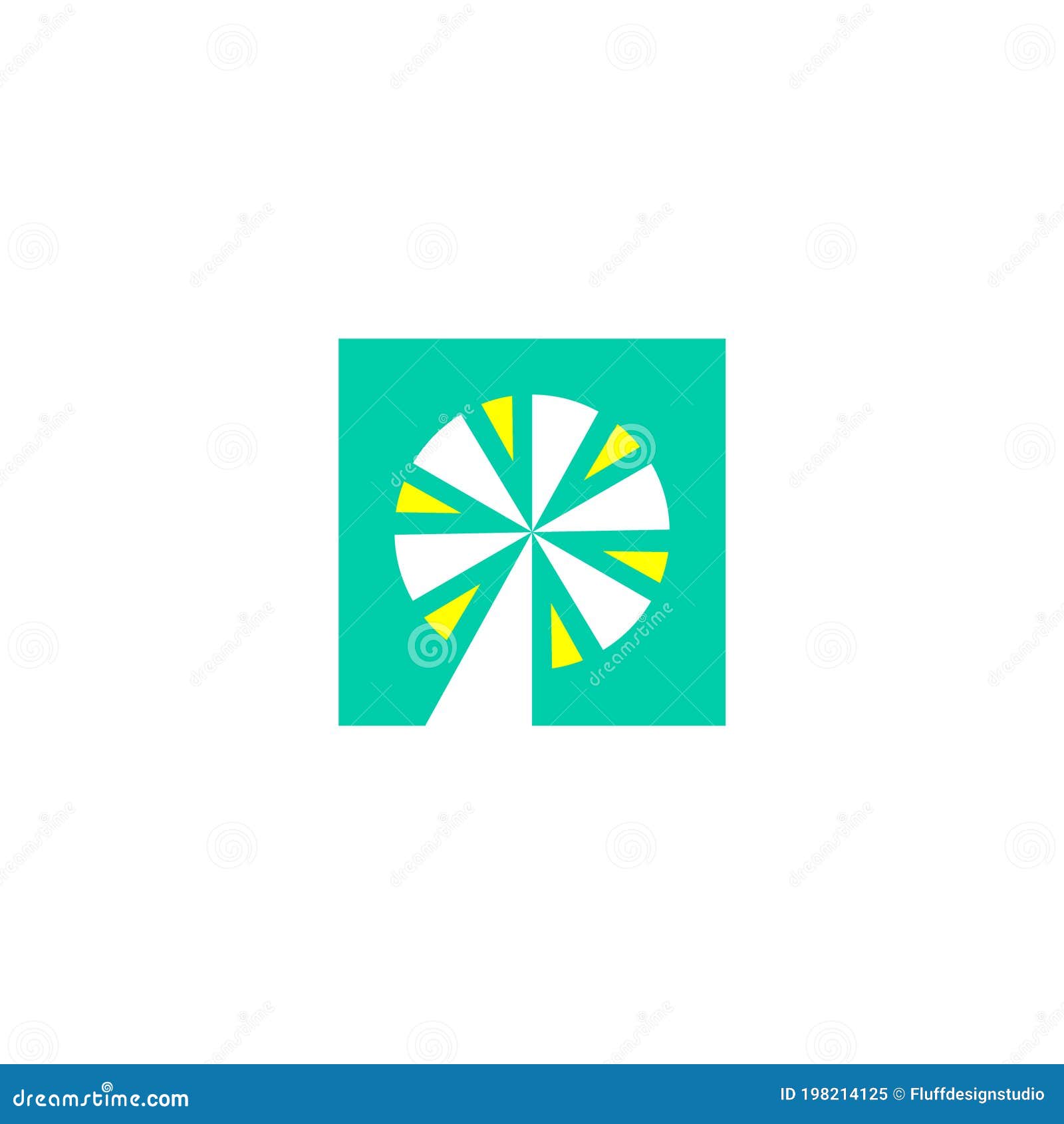 Logo of a Tree and Exploding Fireworks Stock Vector - Illustration of ...