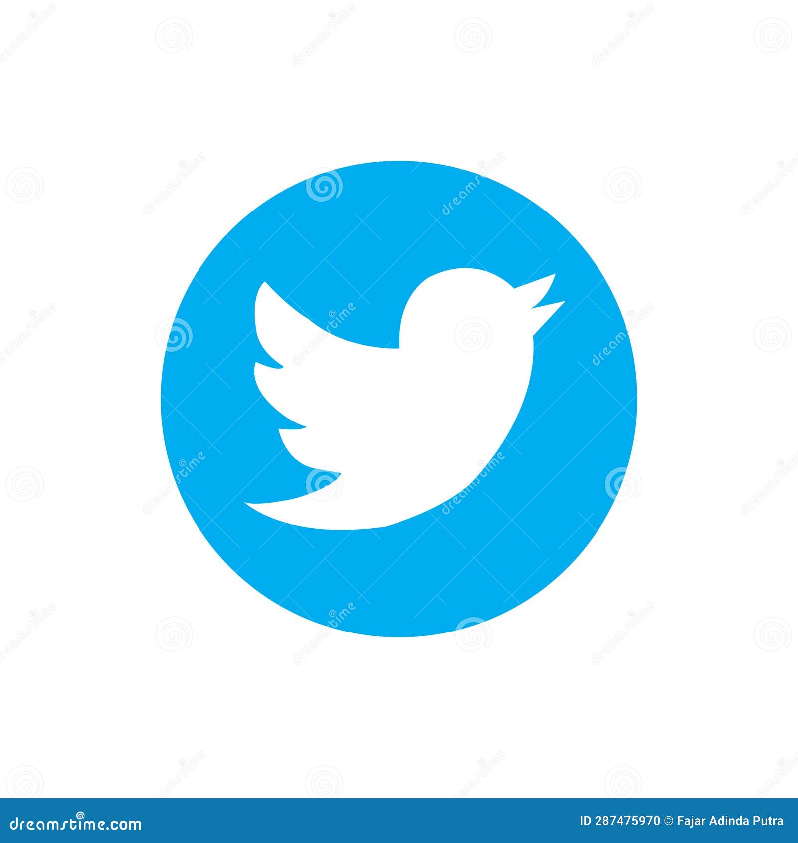 Twitter Logotype Printed on Paper. Editorial Image - Illustration of ...