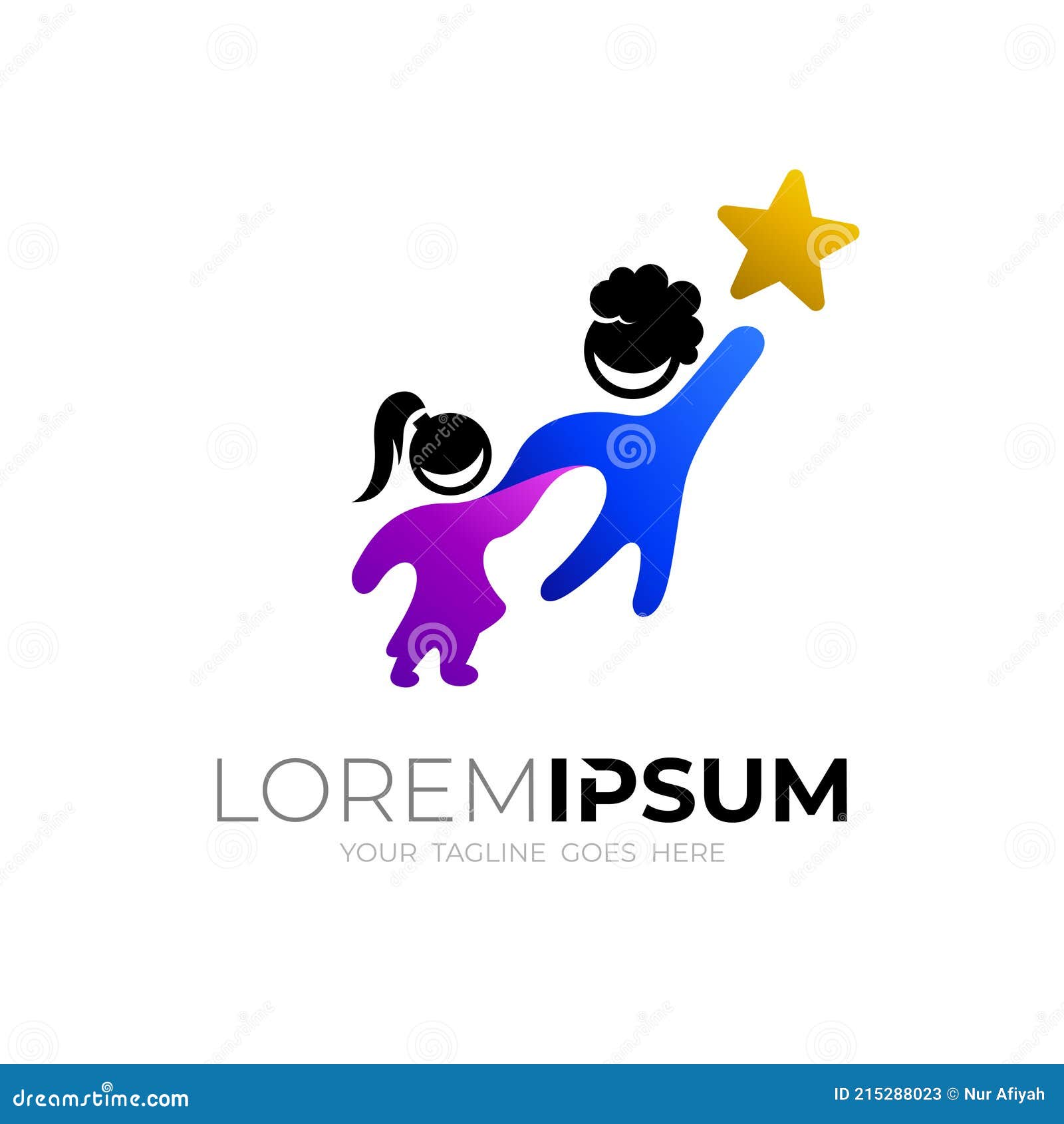 Children Reaching For The Star. Take A Star From The Sky, Dreams And ...