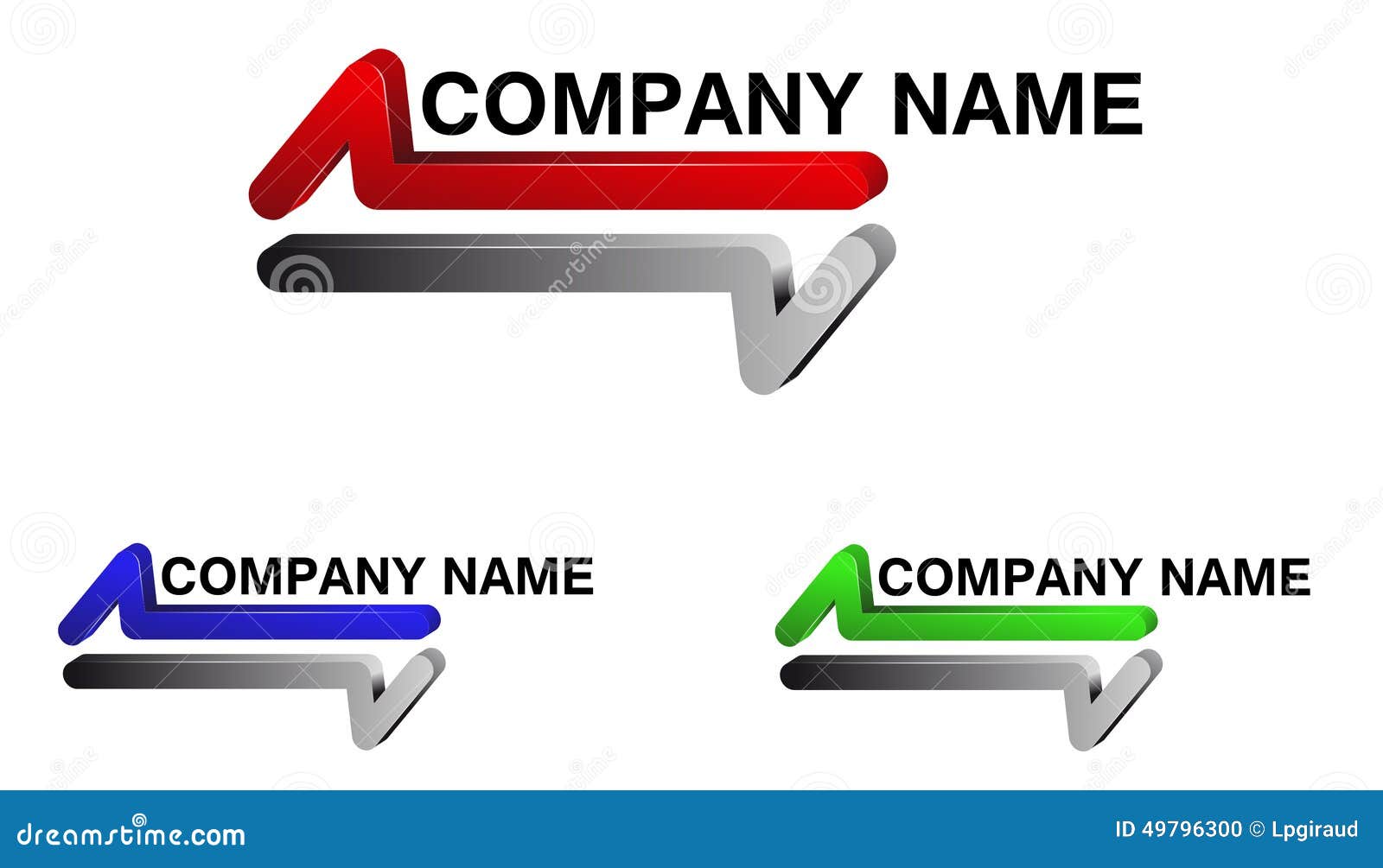 Logo With Two Reverse Arrows Stock Photography | CartoonDealer.com ...