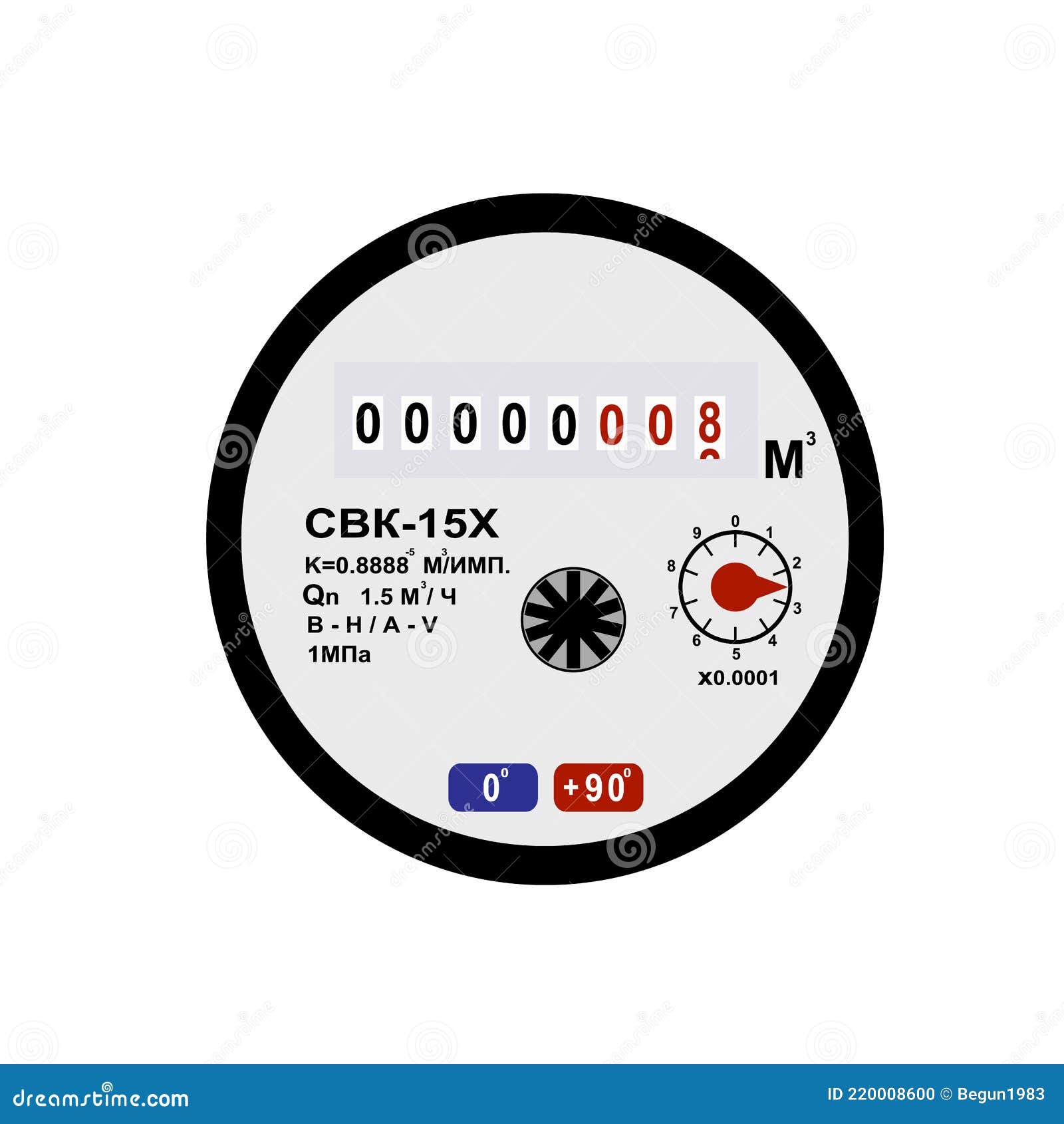 Universal Water Meter in Vector.the Logo of the Universal Water Meter ...