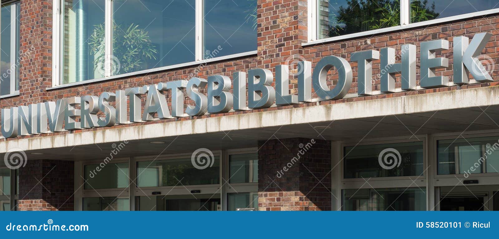 Logo University Library stock image. Image of berlin - 58520101