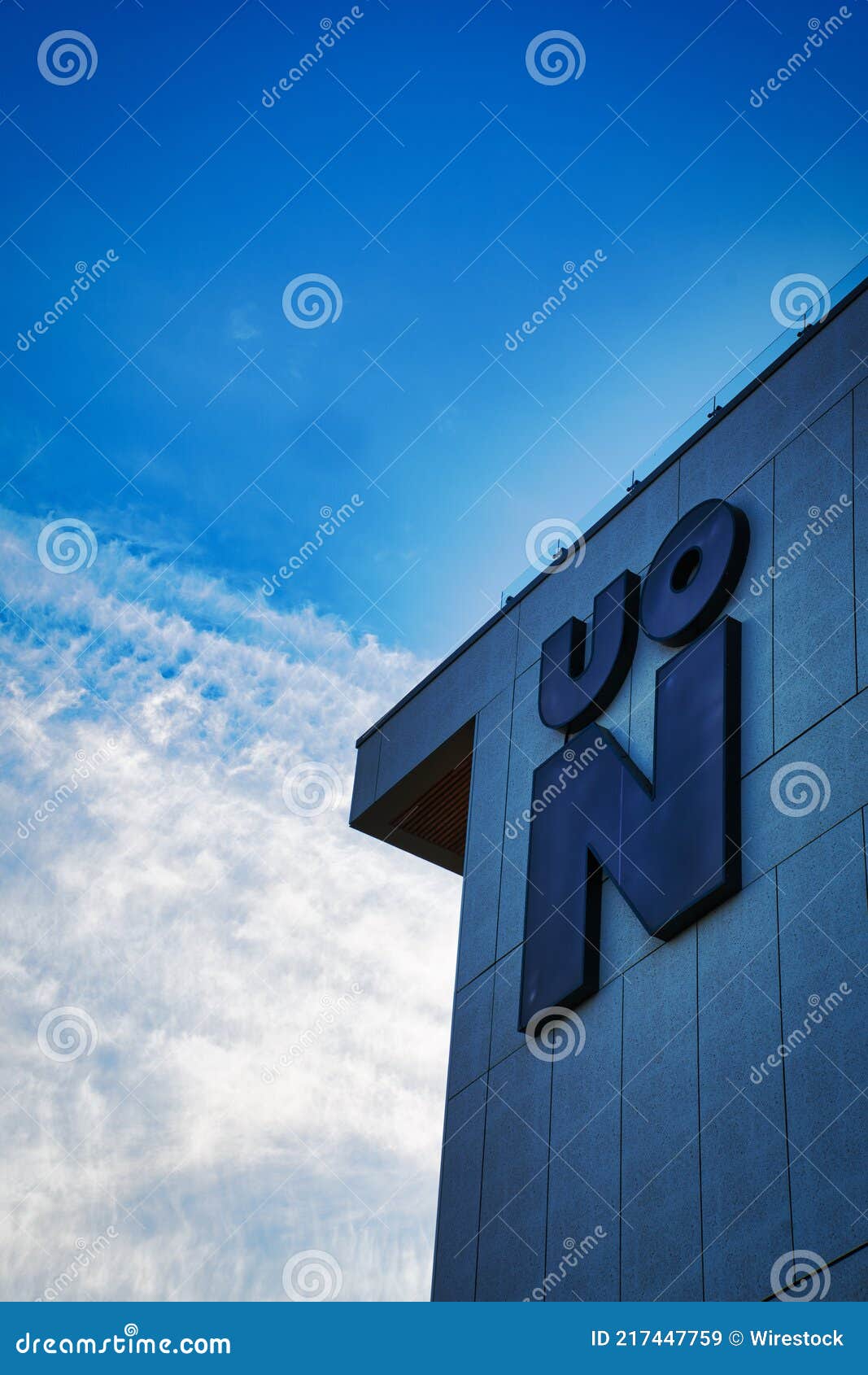 Logo of University of Northampton Editorial Stock Image - Image of blue ...