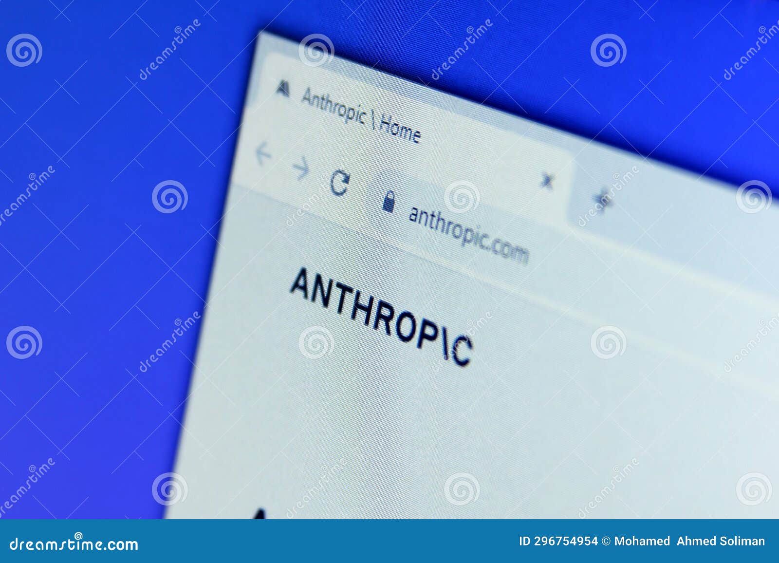 Anthropic Artificial Intelligence Company Editorial Stock Image - Image ...