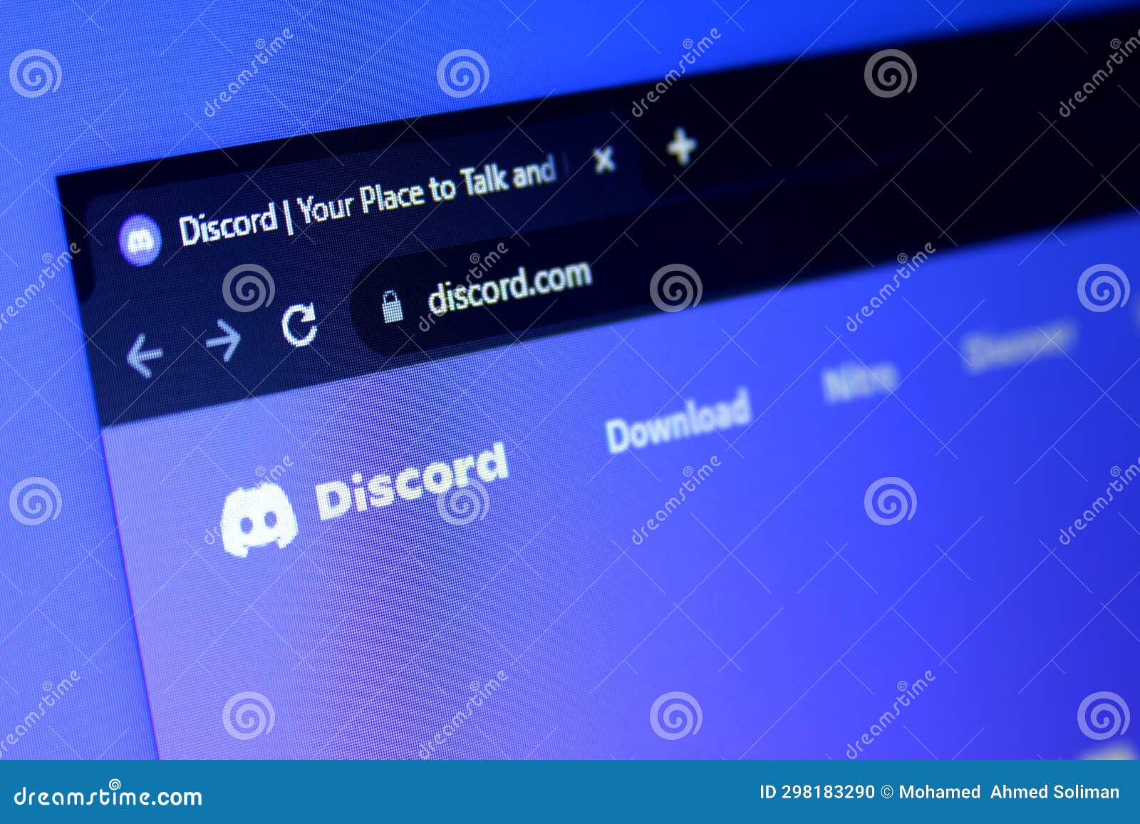 Discord platform logo editorial image. Image of instant - 298183290