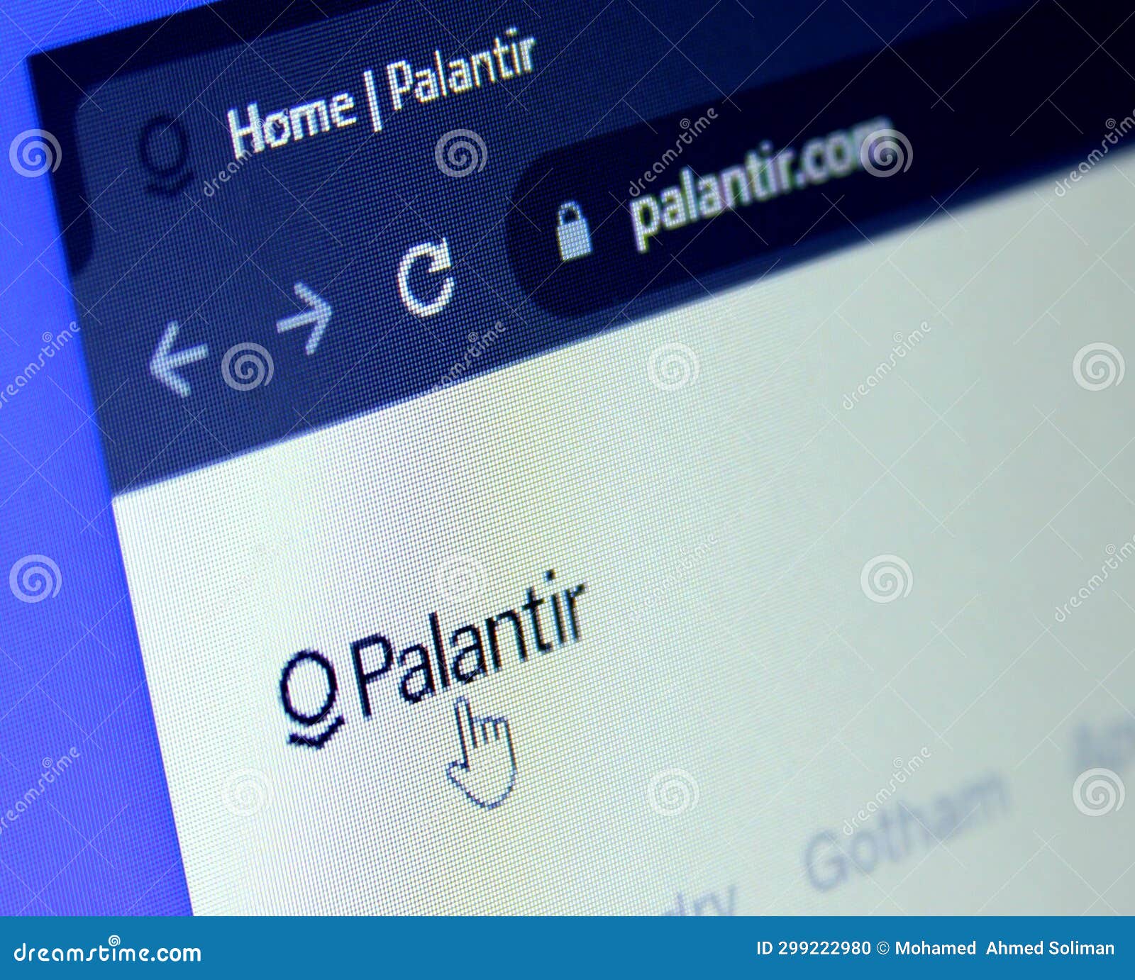 Palantir Technologies logo editorial image. Illustration of computer ...