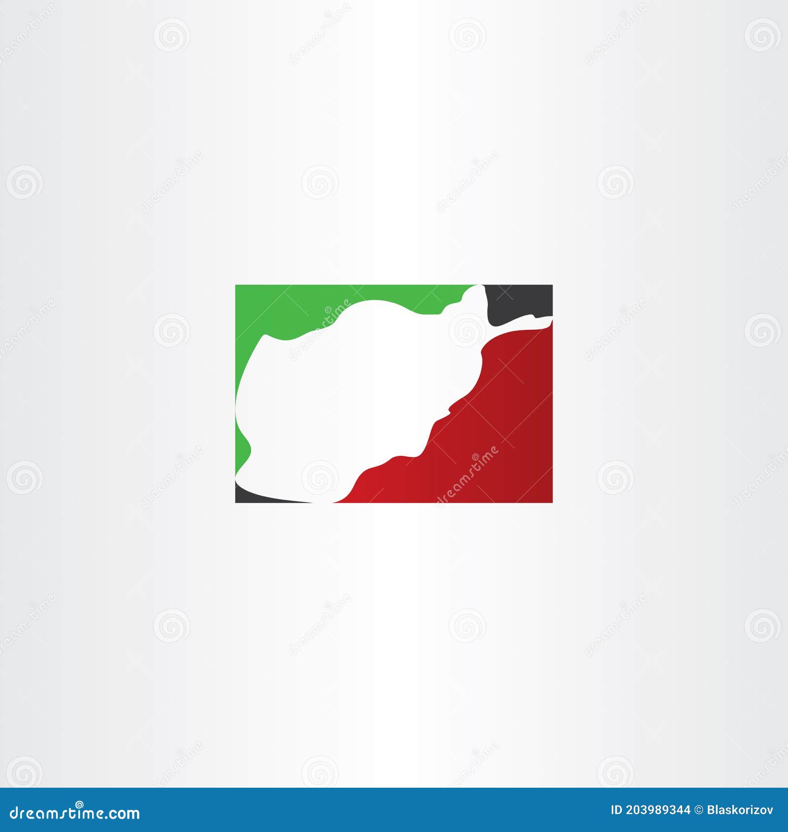 Vector Afghanistan Army. Flat Style Colorful Cartoon Illustration ...