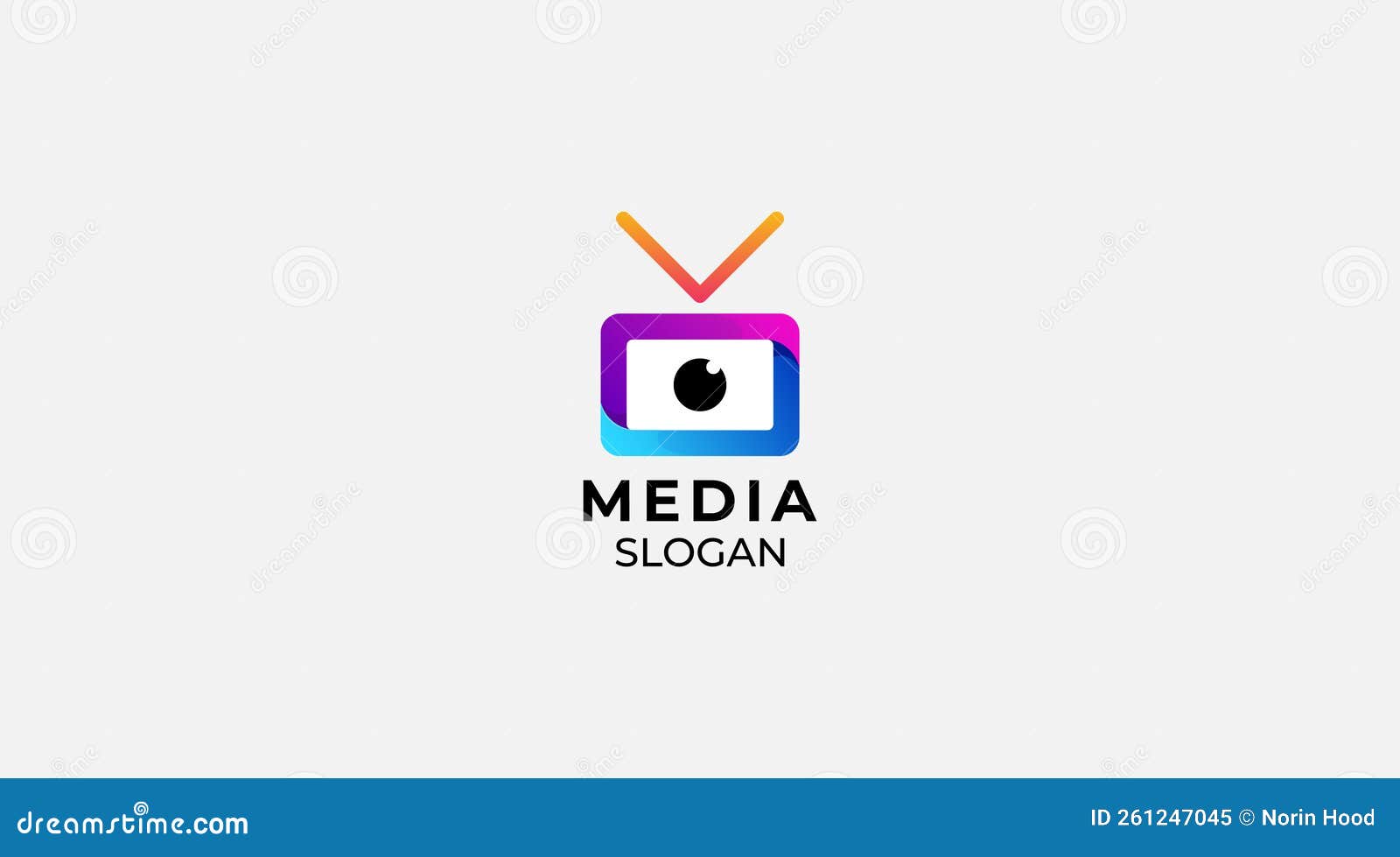 Abstract Media Vector Logo Design Eye Logo Stock Illustration ...