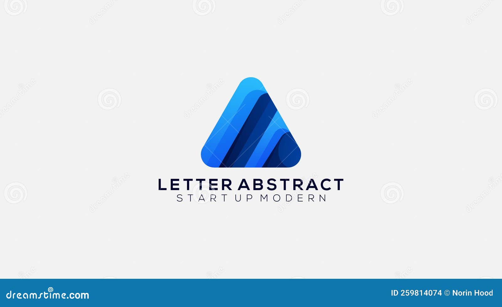 Letter a Abstract Logo Design Template Vector Stock Illustration ...