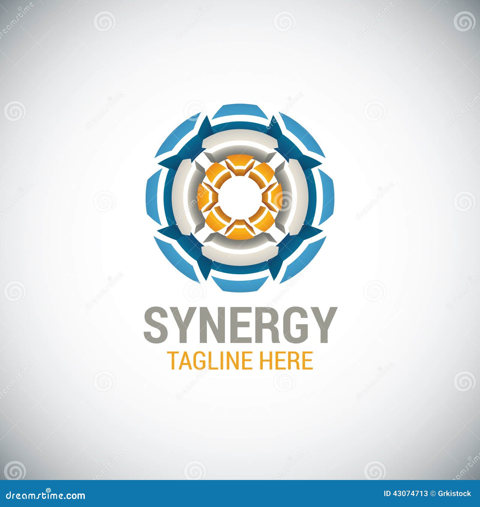 Logo stock vector. Illustration of shape, vector, trend - 43074713