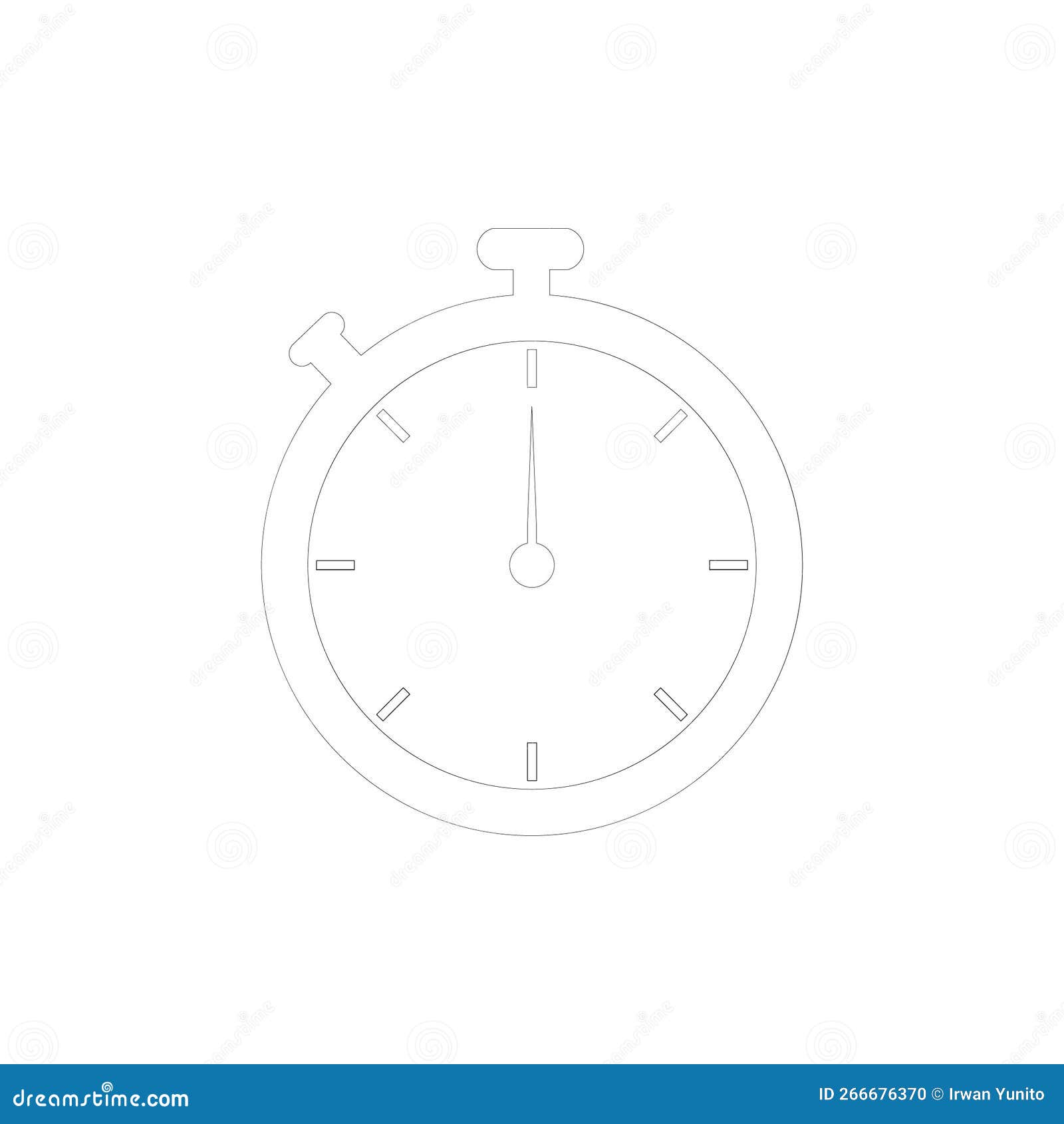 Logo Vector Stopwatch Template Trendy Stock Illustration - Illustration ...