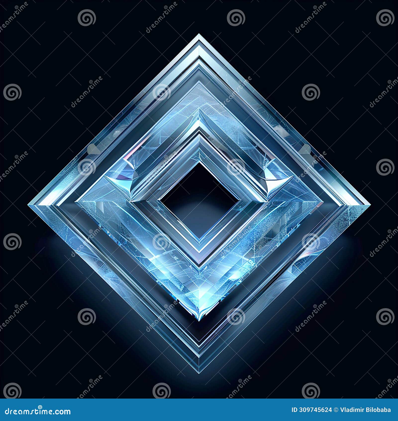 Logo in Vector Style Glass Design Stock Illustration - Illustration of ...