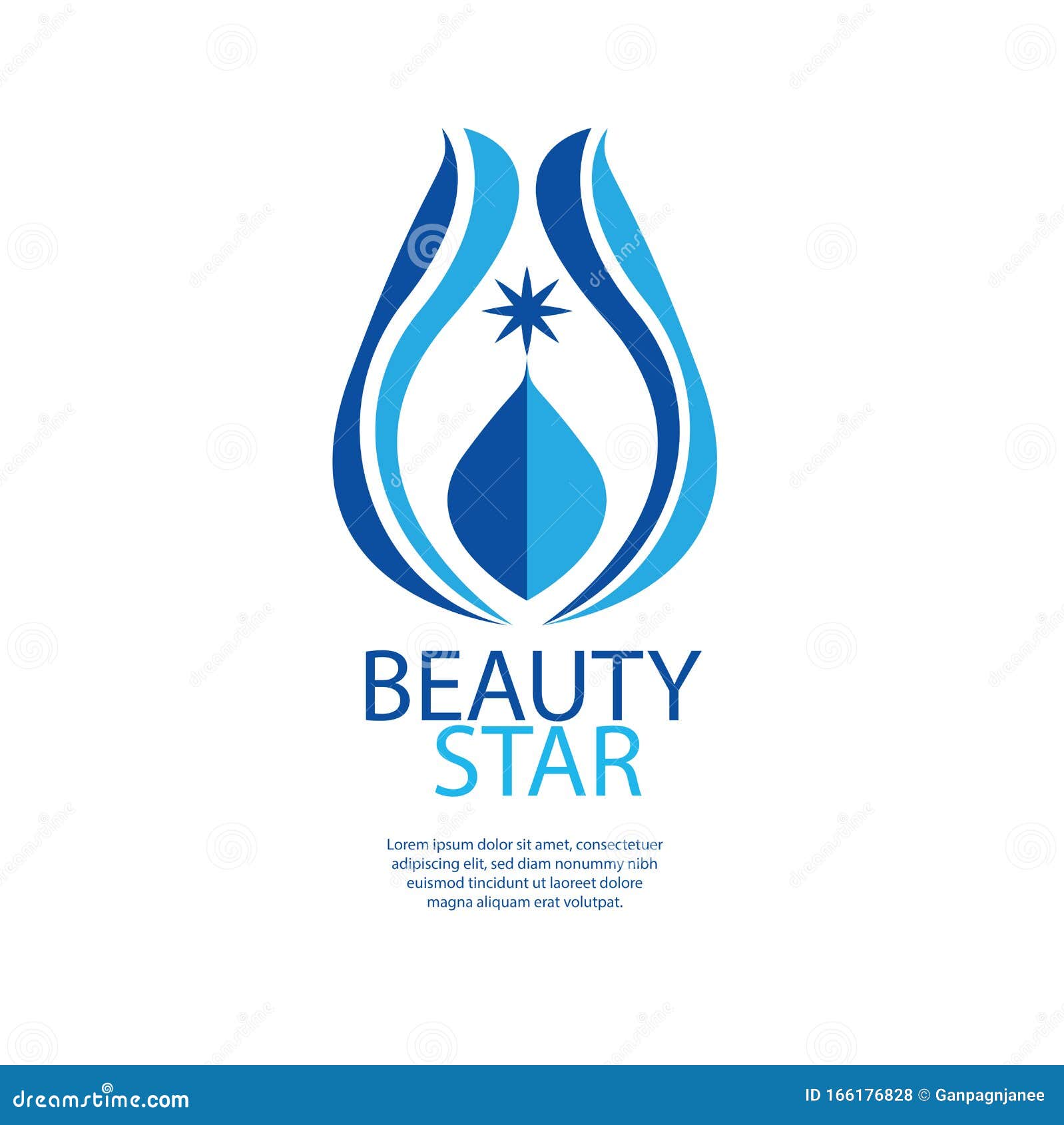 Logo Vector Template for Beauty, Cosmetic, Spa, Cleaning. Web Icon ...