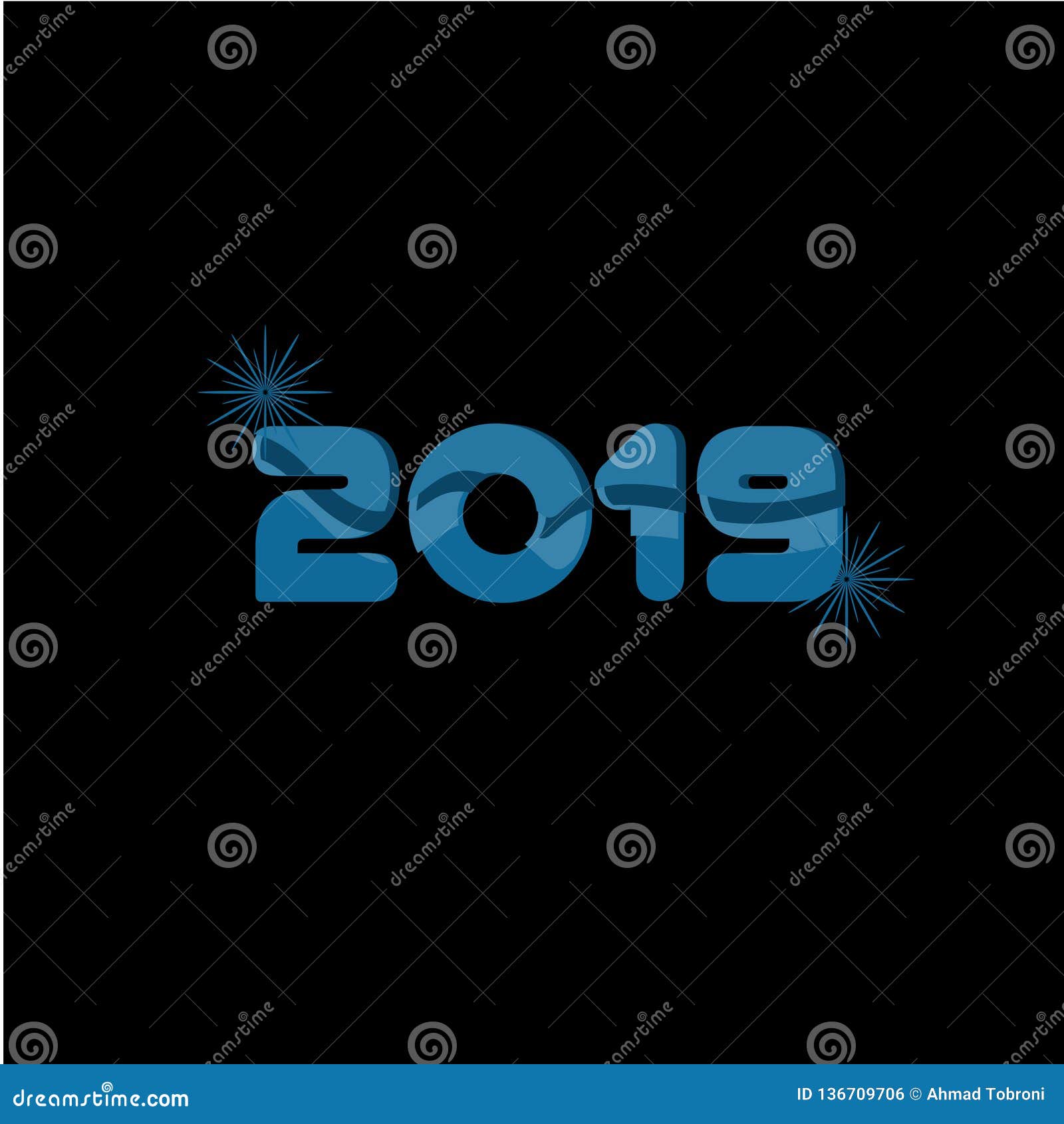 2019 Logo Vector Design Illustration Stock Vector - Illustration of ...