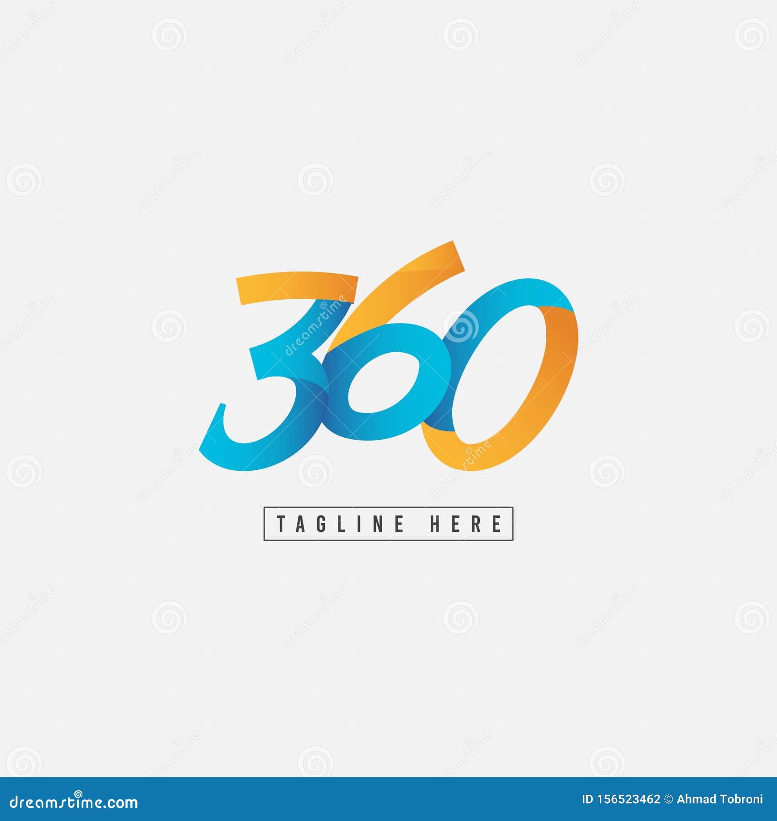 360 Logo Vector Template Design Illustration Stock Vector ...