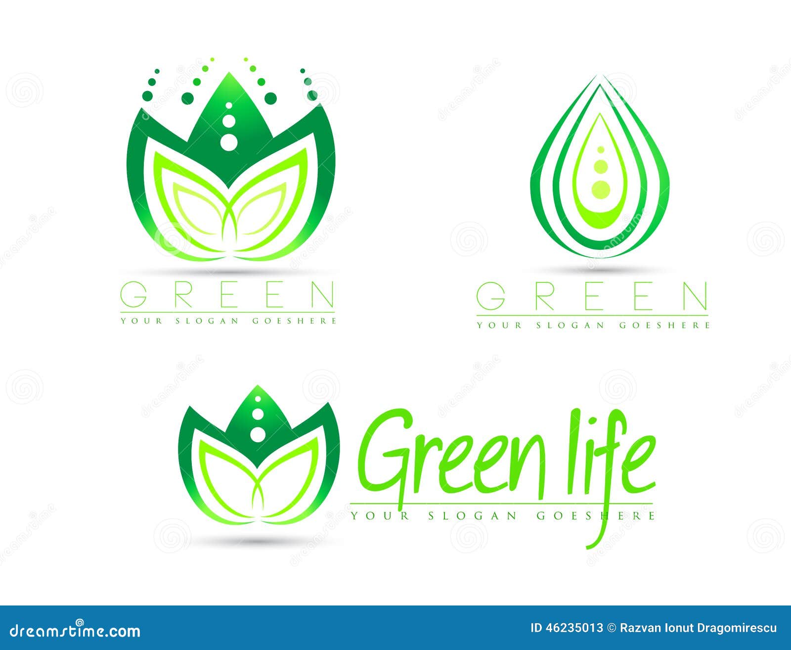 Logo Vector vert illustration de vecteur. Illustration du identité ...