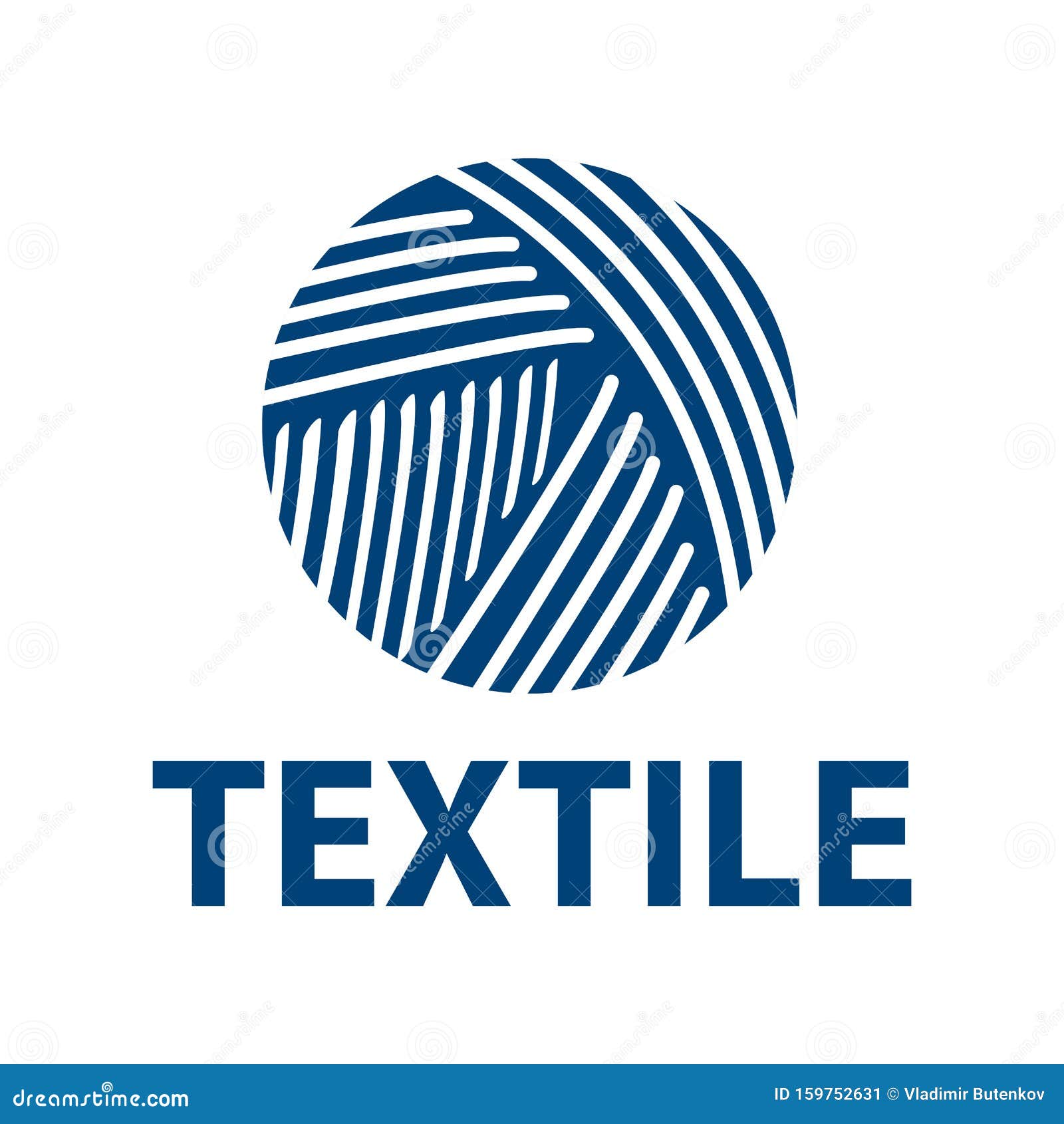 Logo Vectoriel De Tissu Et De Couture Illustration Stock - Illustration ...