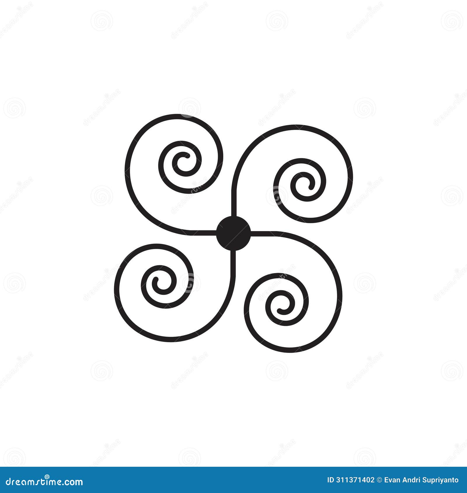 Logo Vent Symbole Vectoriel Illustration de Vecteur - Illustration du ...