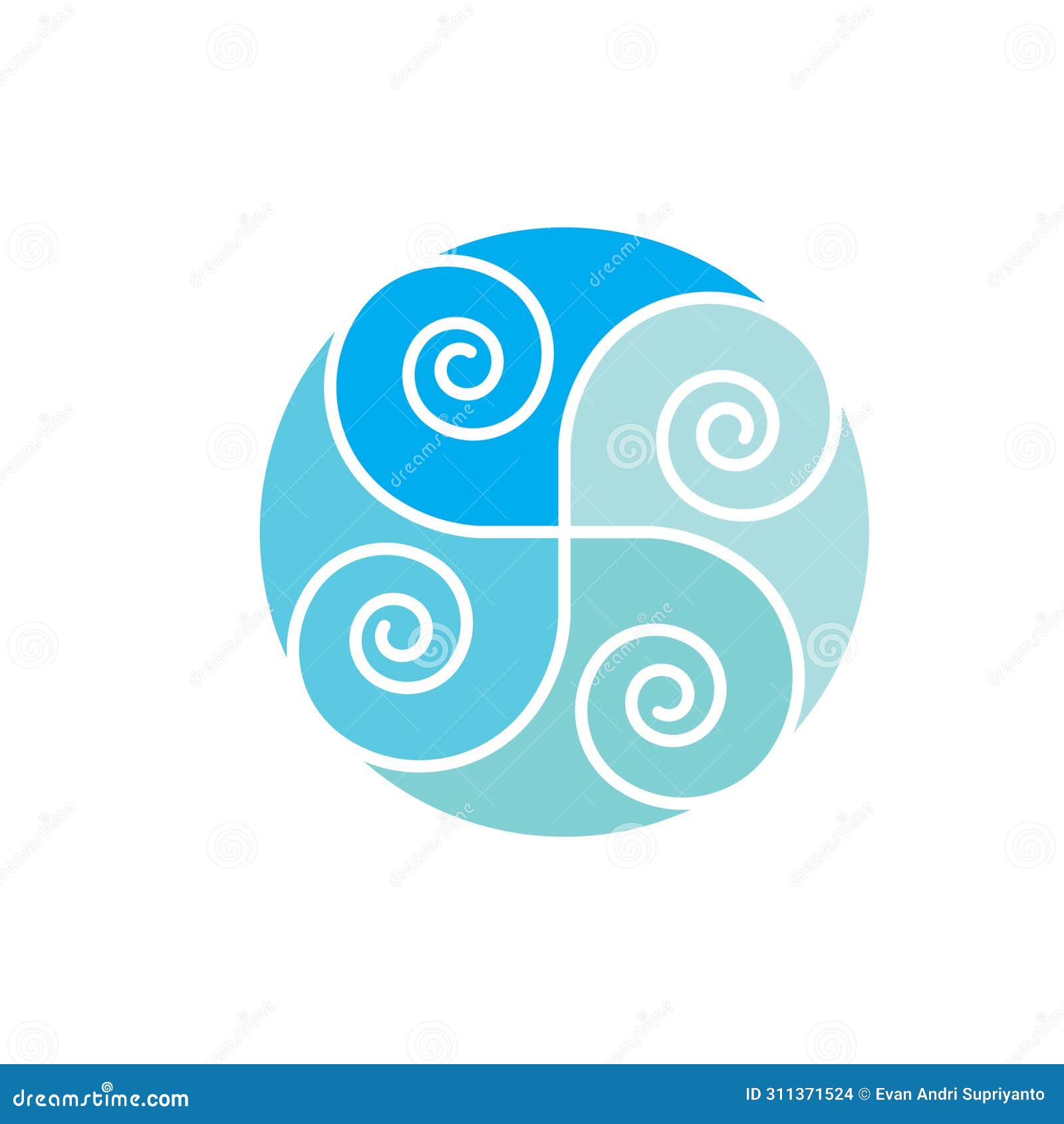 Logo Vent Symbole Vectoriel Illustration de Vecteur - Illustration du ...