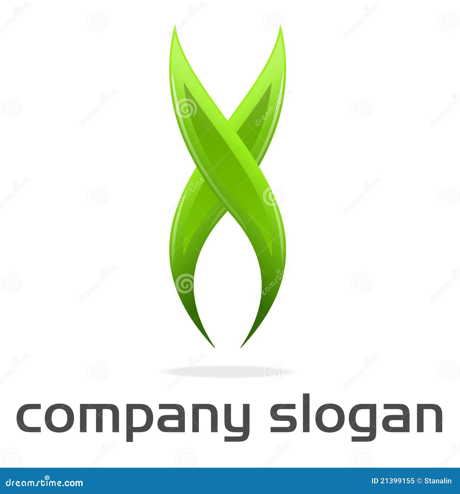 Logo X vert illustration de vecteur. Illustration du visibilité - 21399155