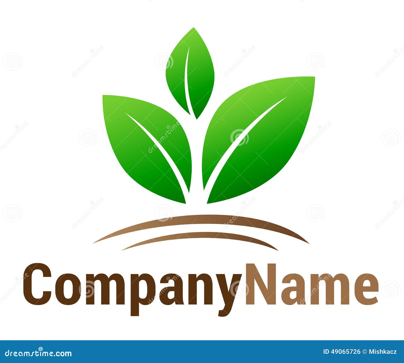 Logo vert de lame illustration de vecteur. Illustration du entreprise ...