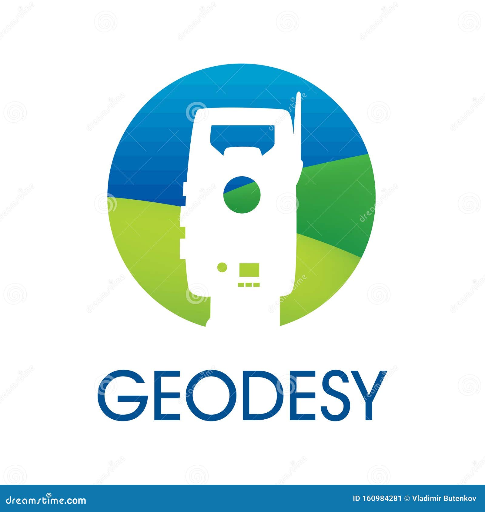 Logo Vettoriale Della Geodesia, Del Design E Della Topografia ...