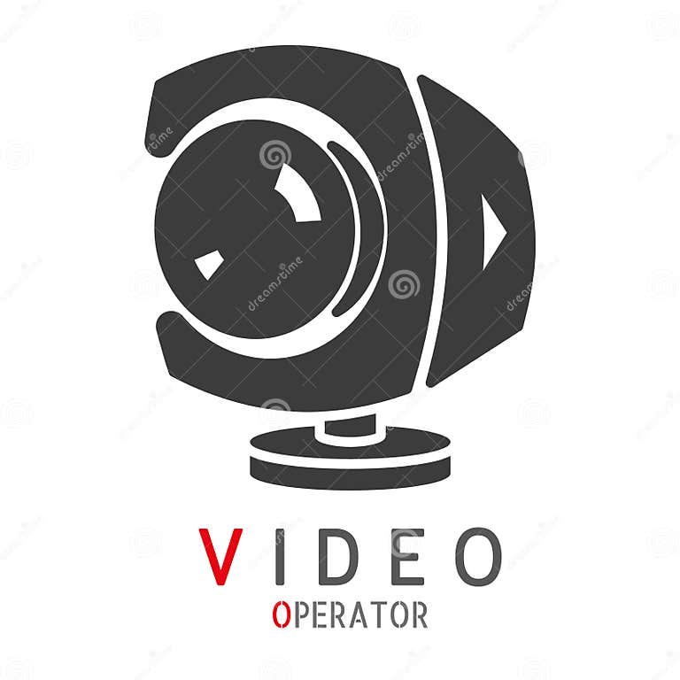 Logo for Video Operator. Vector Stock Vector - Illustration of ...
