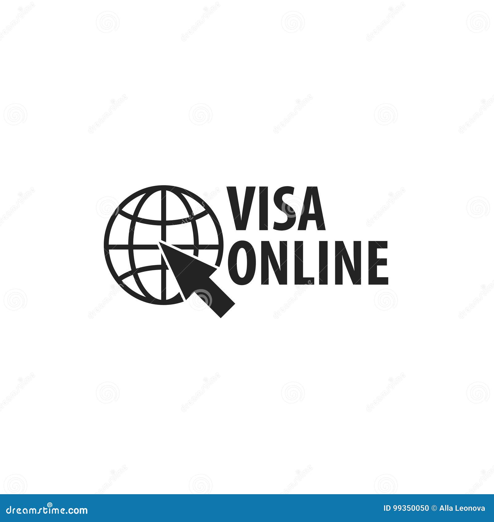 Logo of Visa Application Centre. Vector Illustration. Stock ...