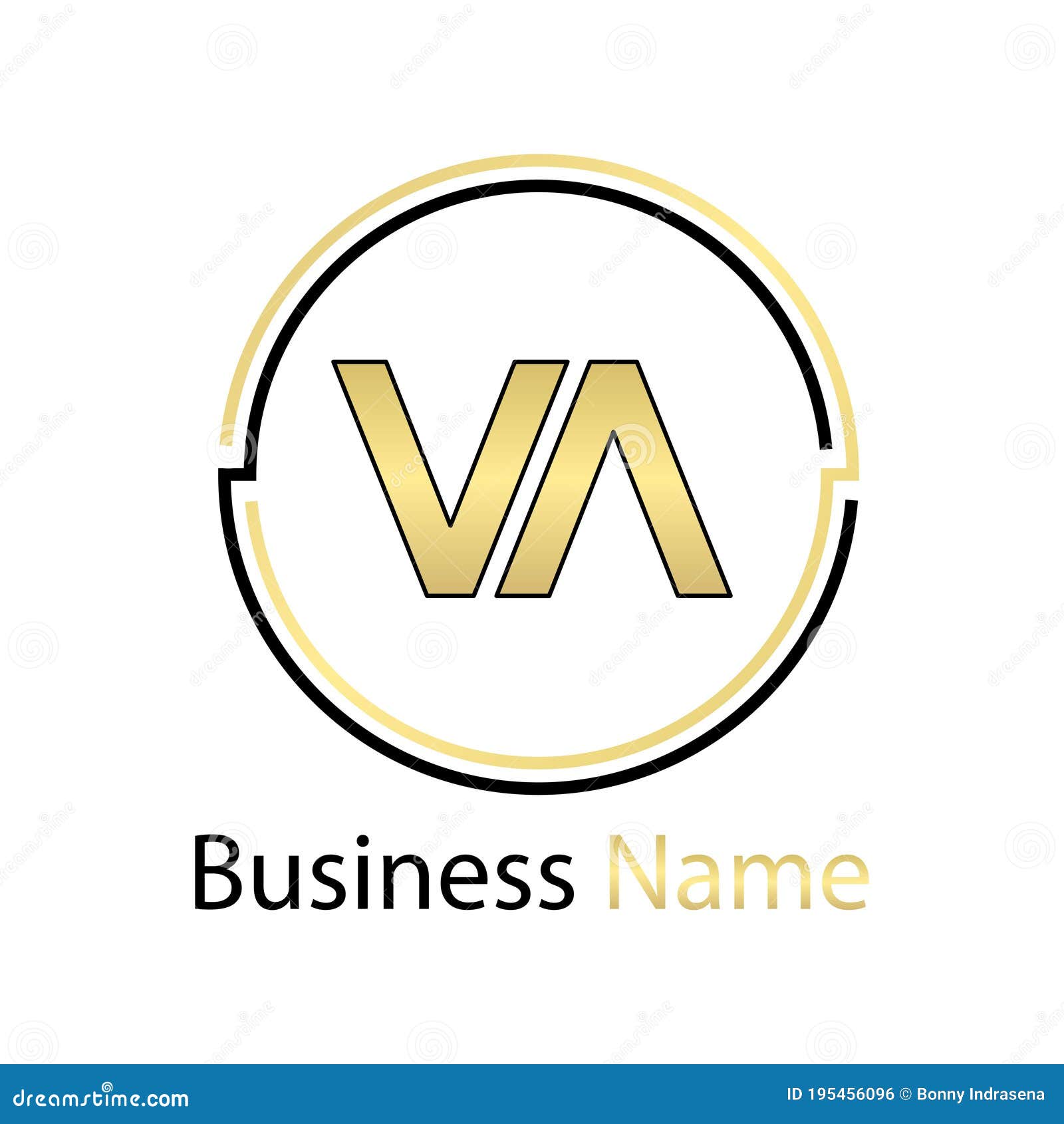Logo VV Business Letter Logo Design with Simple Style Stock Vector ...
