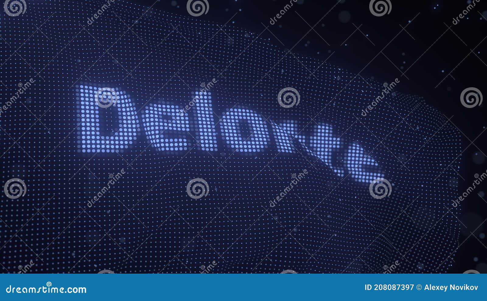 DELOITTE Logo on a Waving Digital Flag, Looping 3d Animation Stock ...