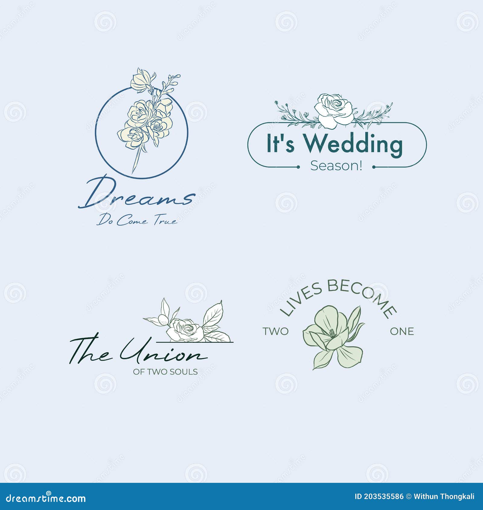 Logo with Wedding Ceremony Concept Design for Branding and Icon Vector ...