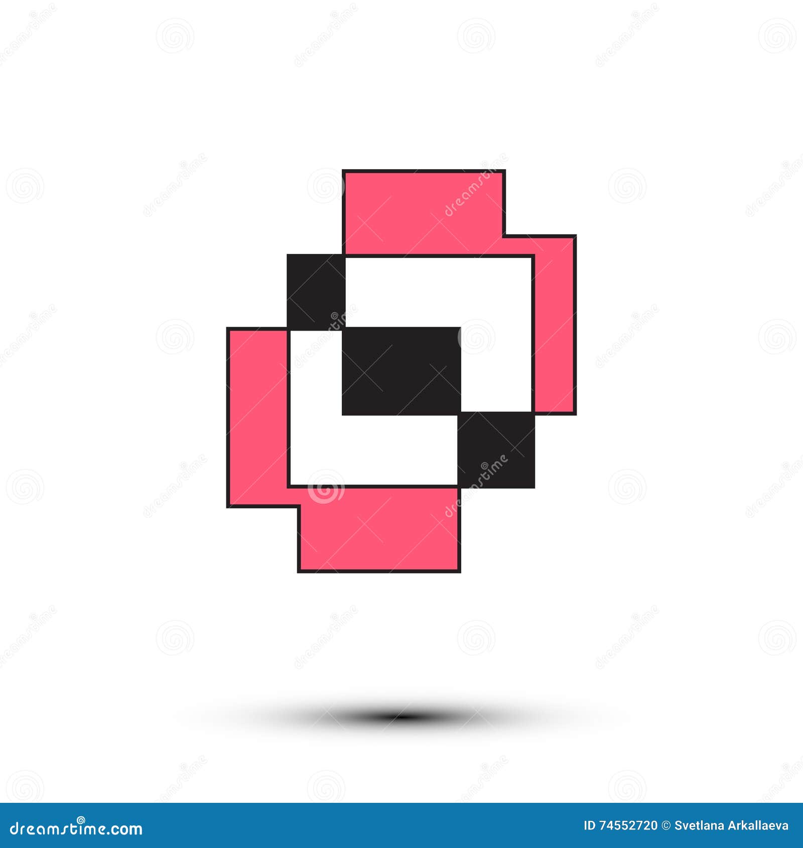 Logo on White Background in EPS Stock Illustration - Illustration of ...