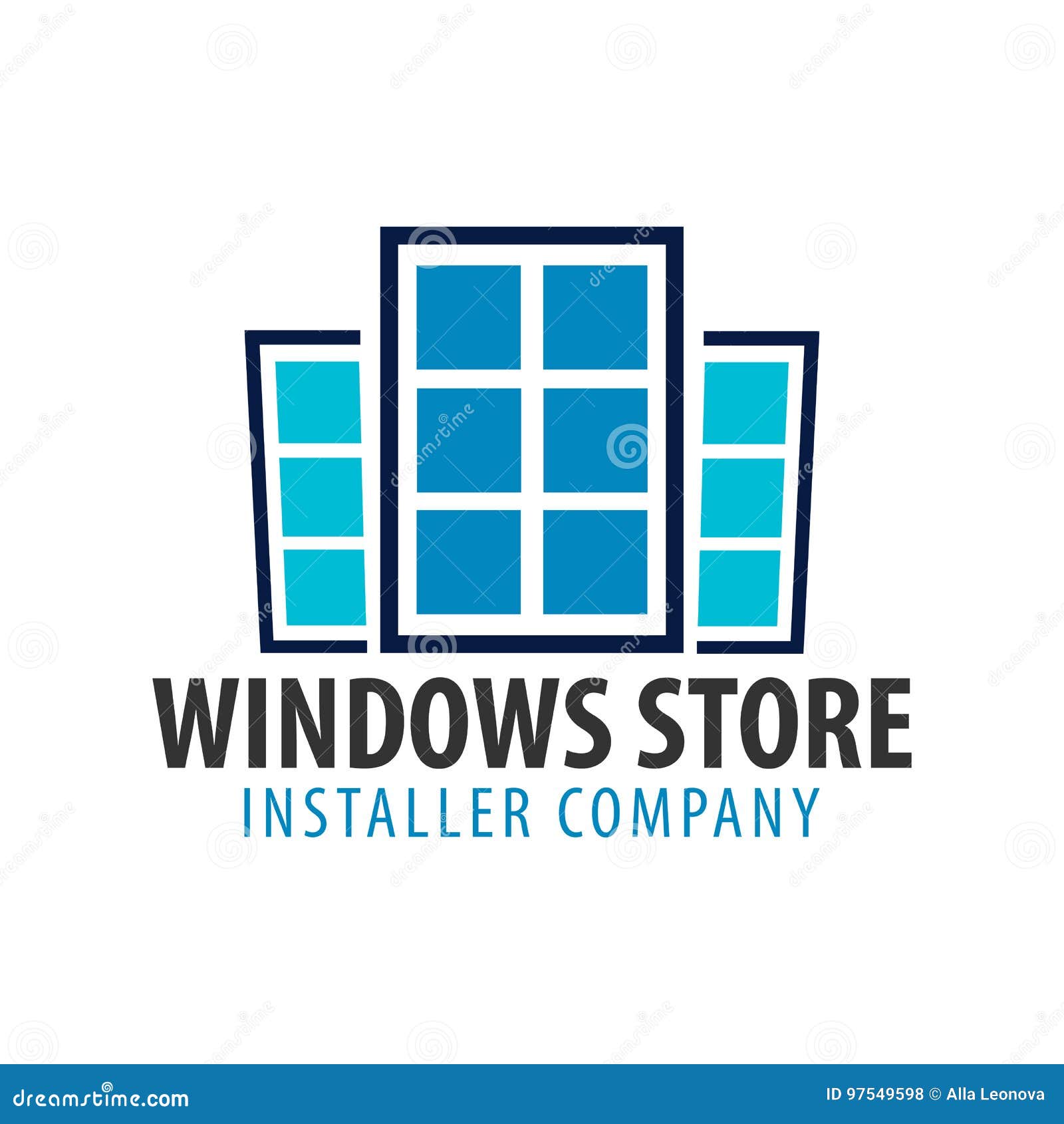 Logo Windows Store. Installer Company. Vector Illustration. Stock ...