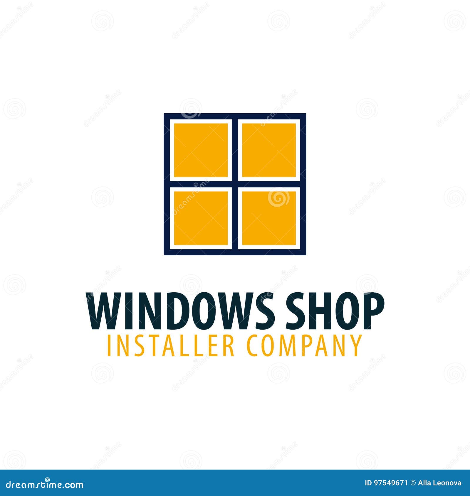 Logo Windows Store. Installer Company. Vector Illustration. Stock ...