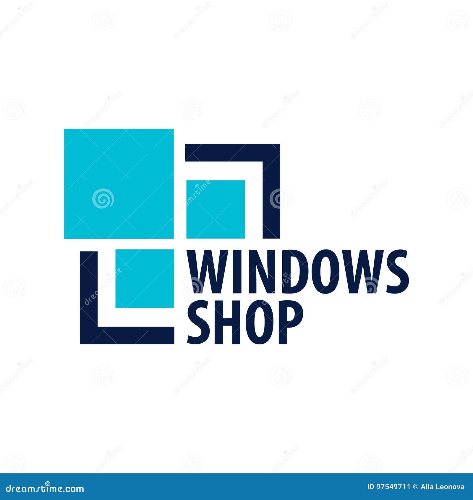 Logo Windows Store. Installer Company. Vector Illustration. Stock ...