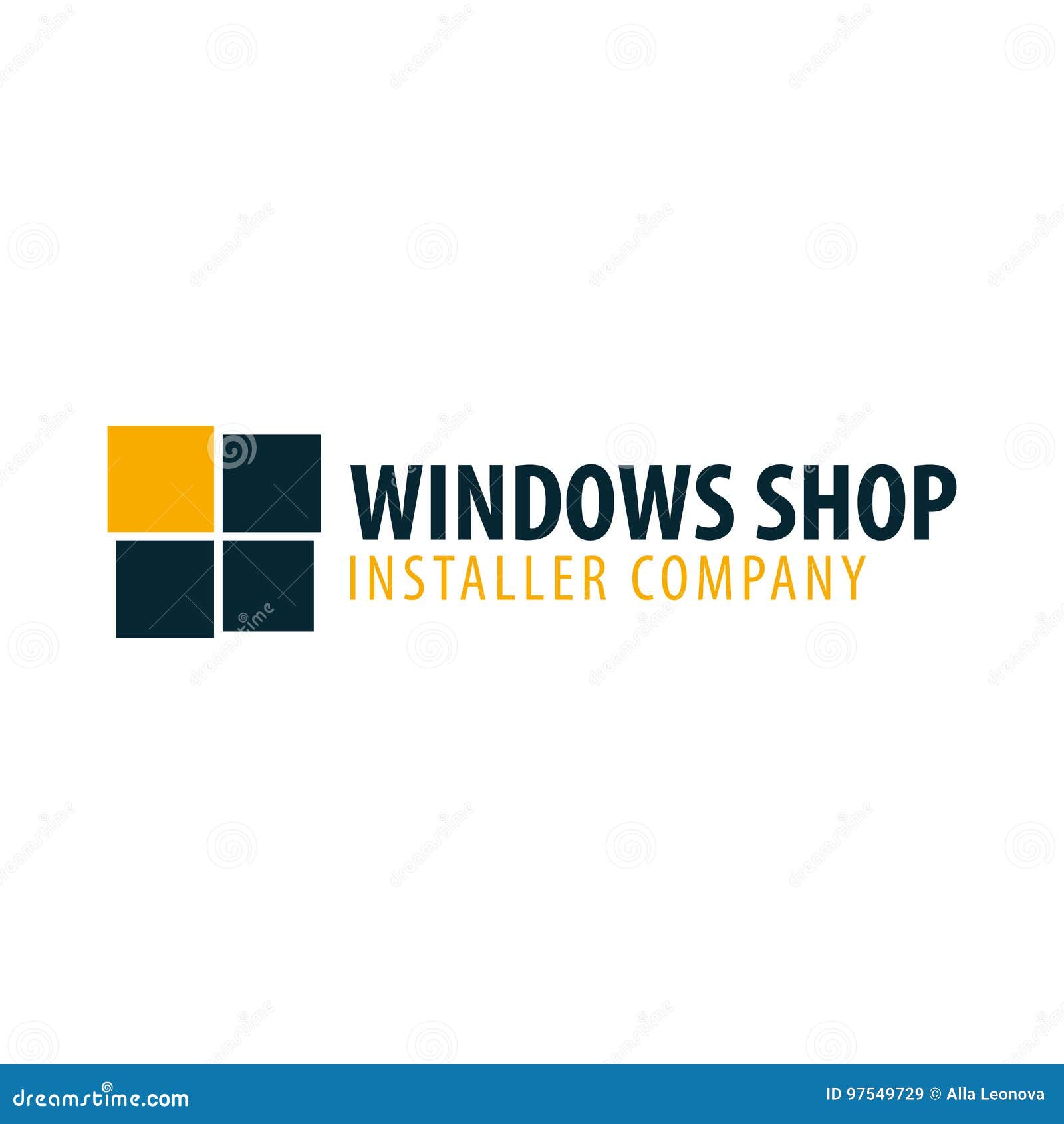 Logo Windows Store. Installer Company. Vector Illustration. Stock ...