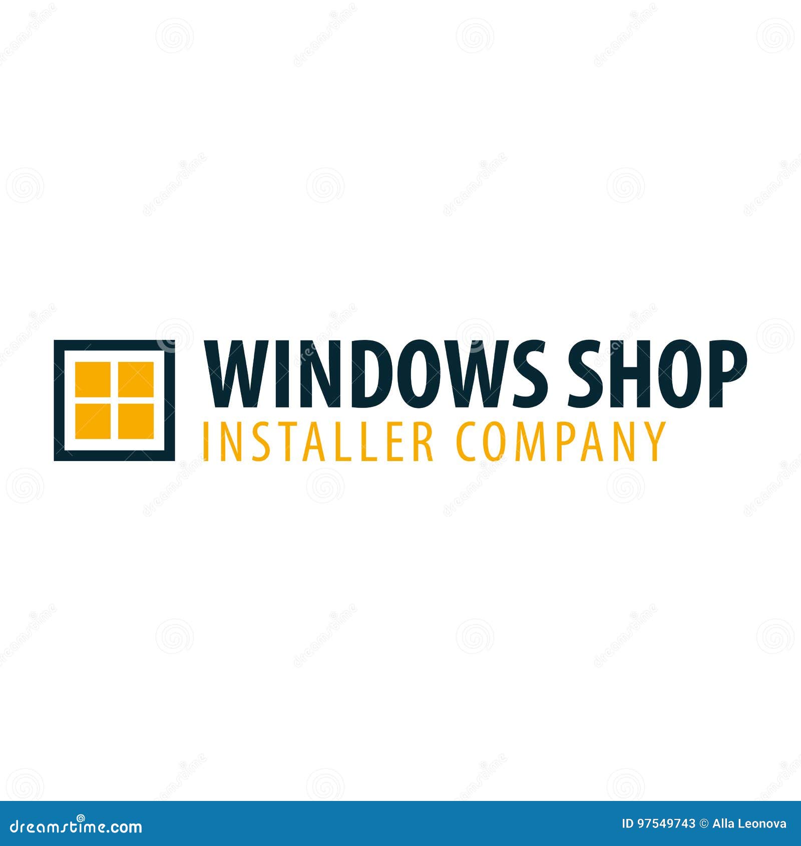 Logo Windows Store. Installer Company. Vector Illustration. Stock ...