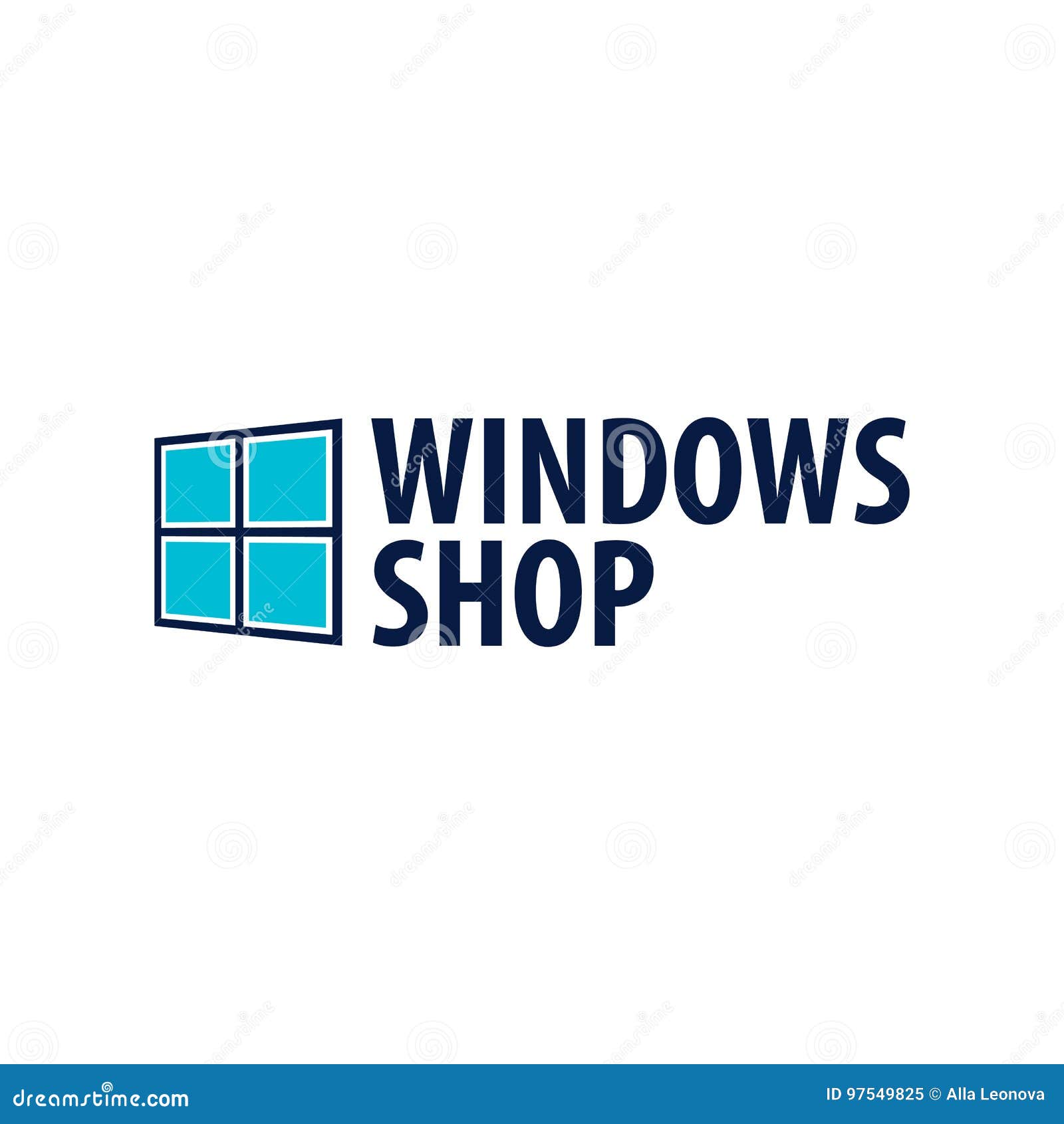 Logo Windows Store. Installer Company. Vector Illustration. Stock ...