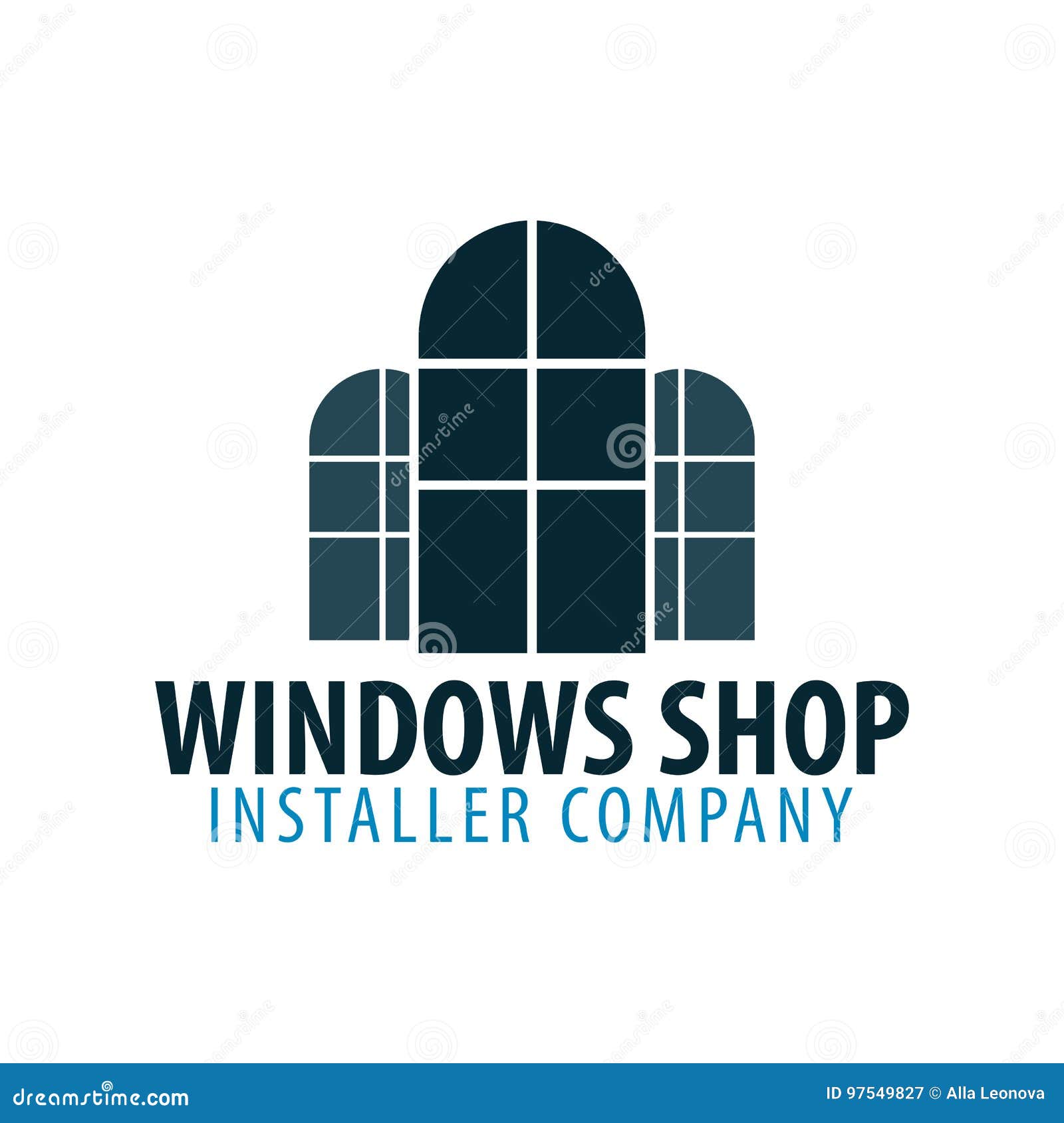 Logo Windows Store. Installer Company. Vector Illustration. Stock ...