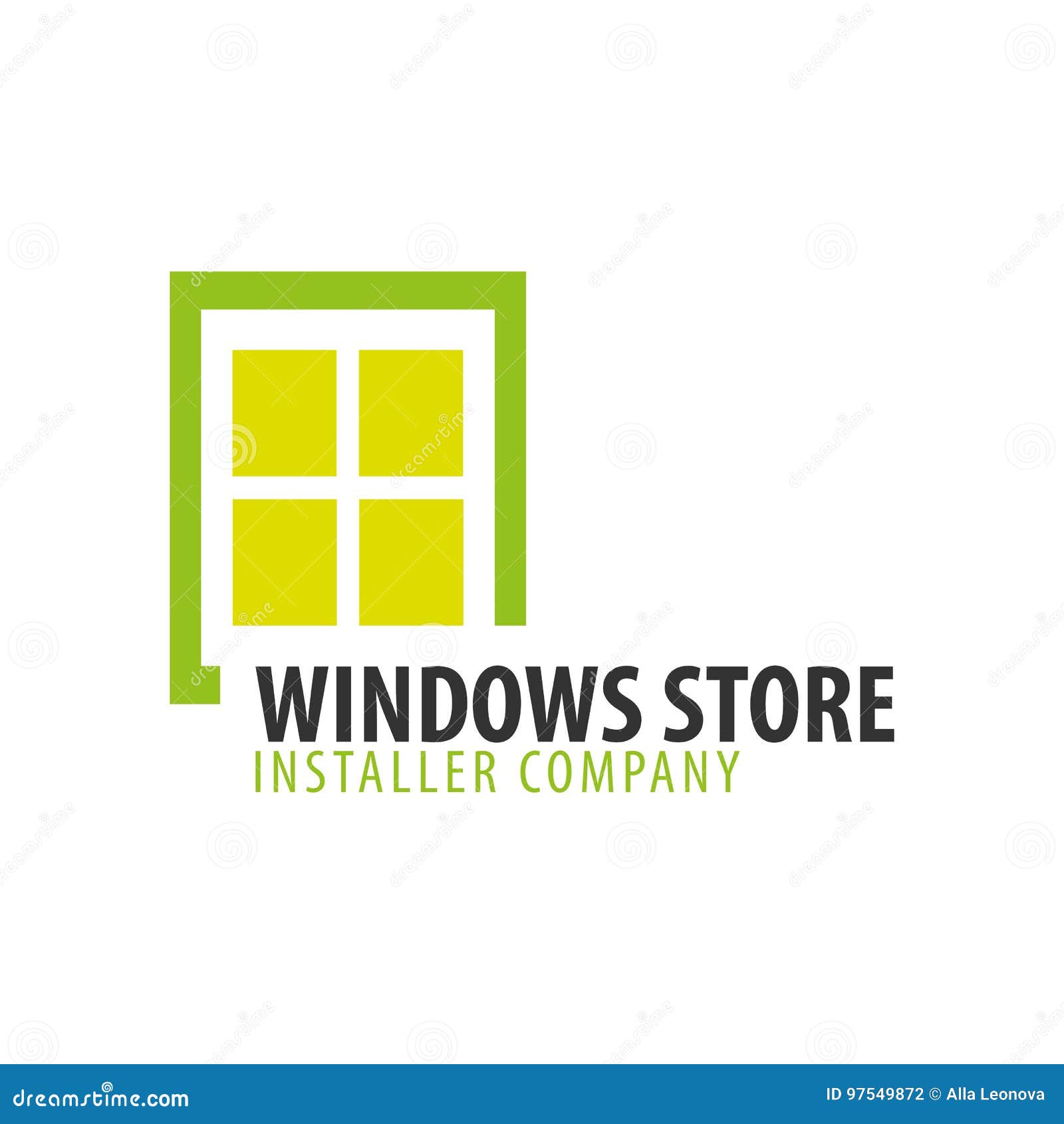 Logo Windows Store. Installer Company. Vector Illustration. Stock ...