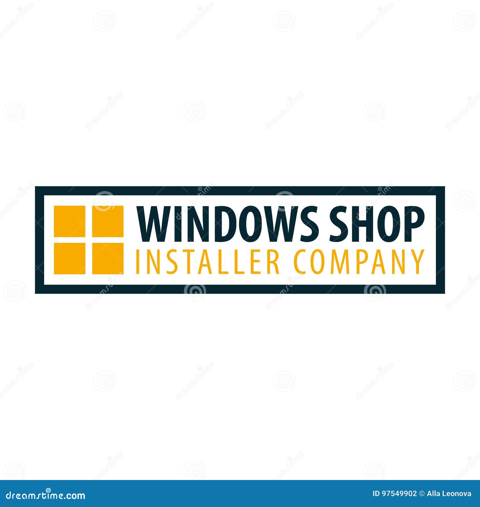 Logo Windows Store. Installer Company. Vector Illustration. Stock ...