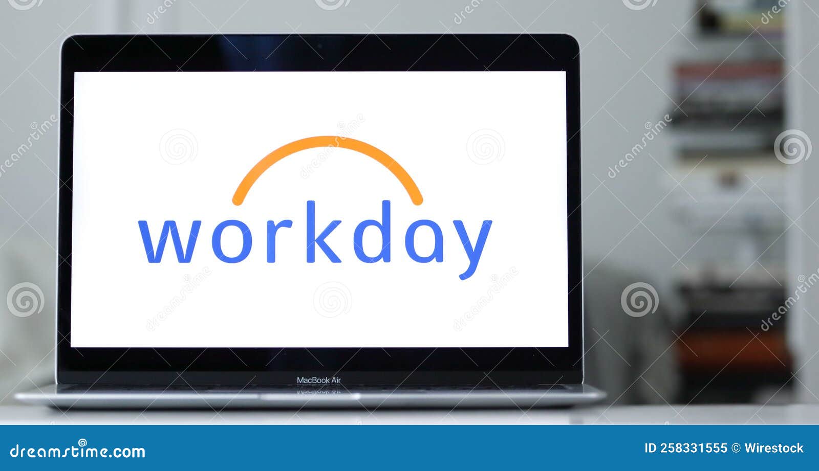 Logo of Workday on the Laptop Screen. Editorial Image - Image of text ...