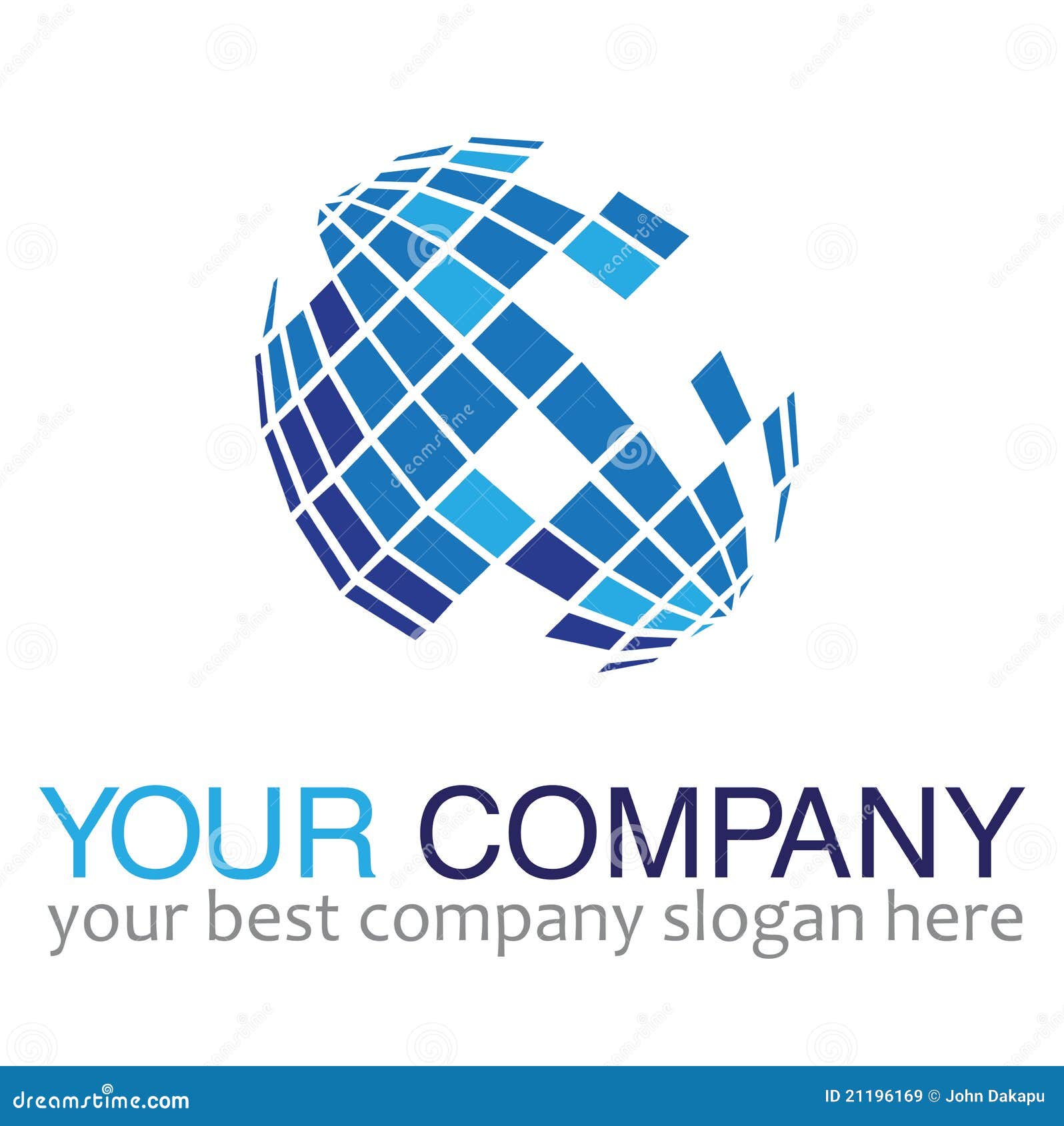 Logo world stock illustration. Illustration of distant - 21196169
