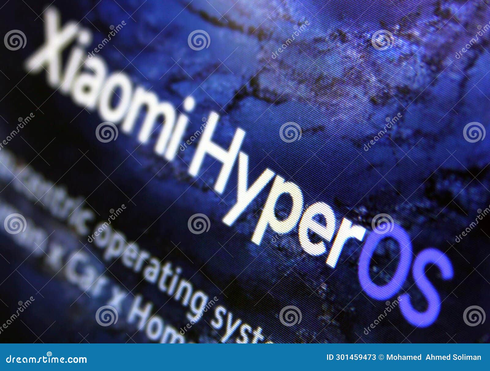 Xiaomi HyperOS Operating System Editorial Stock Photo - Illustration of ...