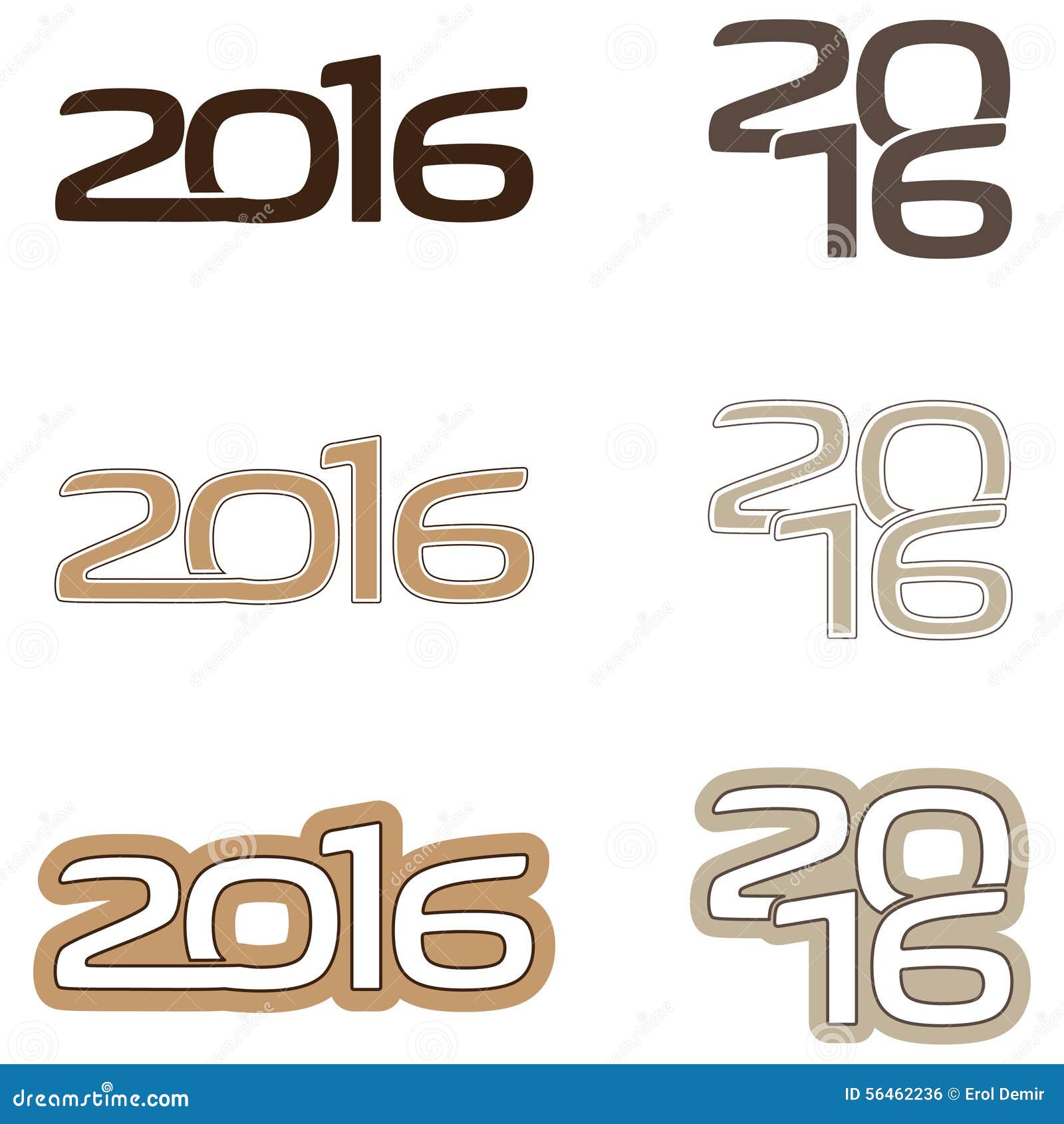 Logo 2016 stock illustration. Illustration of century - 56462236