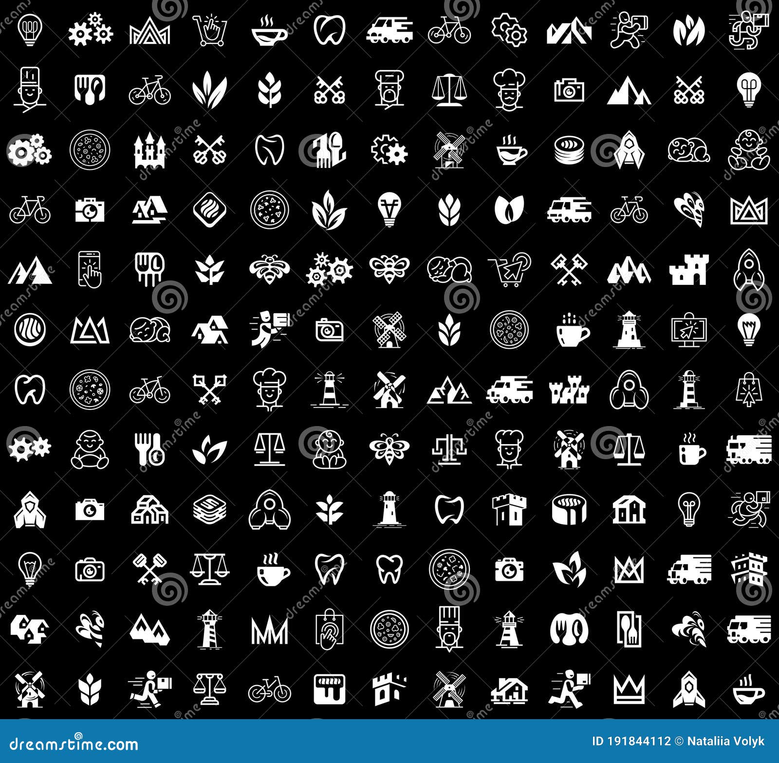 Logos collection stock vector. Illustration of logotype - 191844112