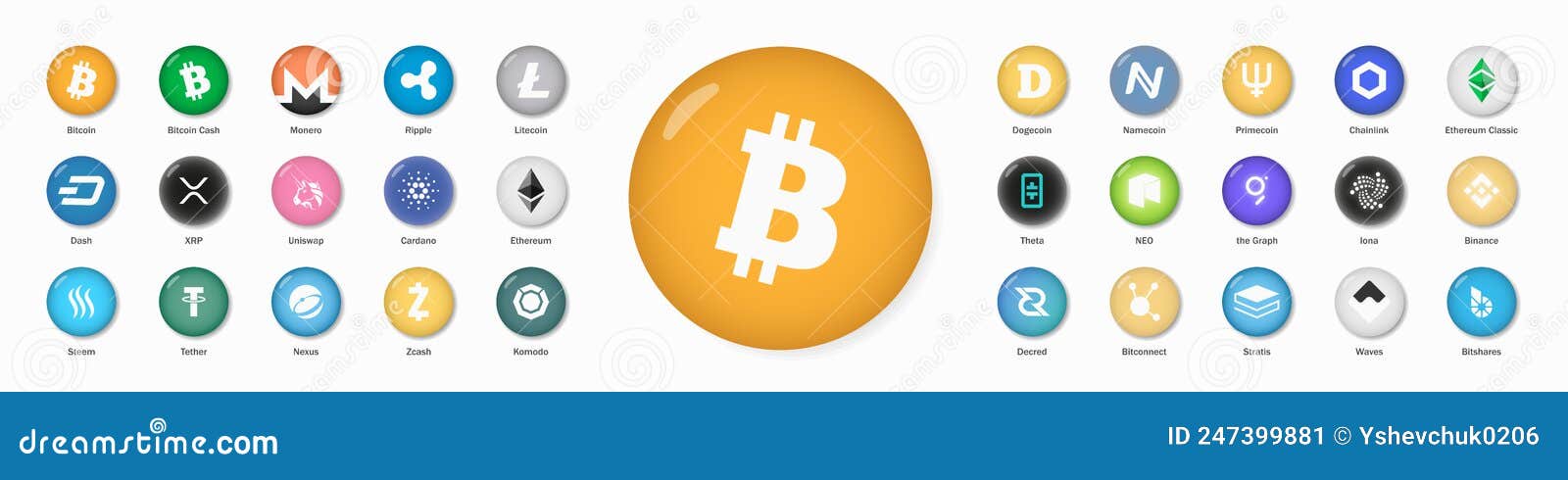 Logos of Cryptocurrencies - Bitcoin, Ethereum, Binance Coin, Cardano ... Logos of Cryptocurrencies - Bitcoin, Ethereum, Binance Coin, Cardano ...